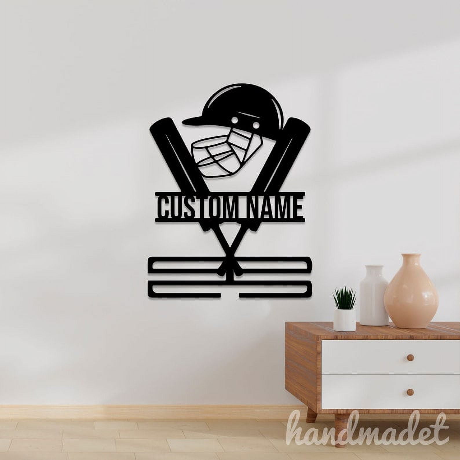 Handmadetneonsign Cricket Medal Hanger Metal Wall Art Light, Cricket ...