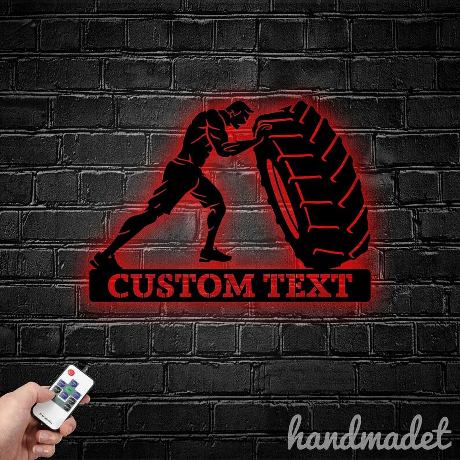 Handmadetneonsign Crossfit Metal Wall Art Light, Crossfit Metal Sign ...