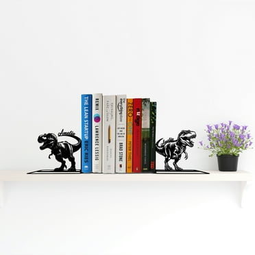 Design Toscano T-Rex Dinosaur Cast Iron Sculptural Bookend Pair ...