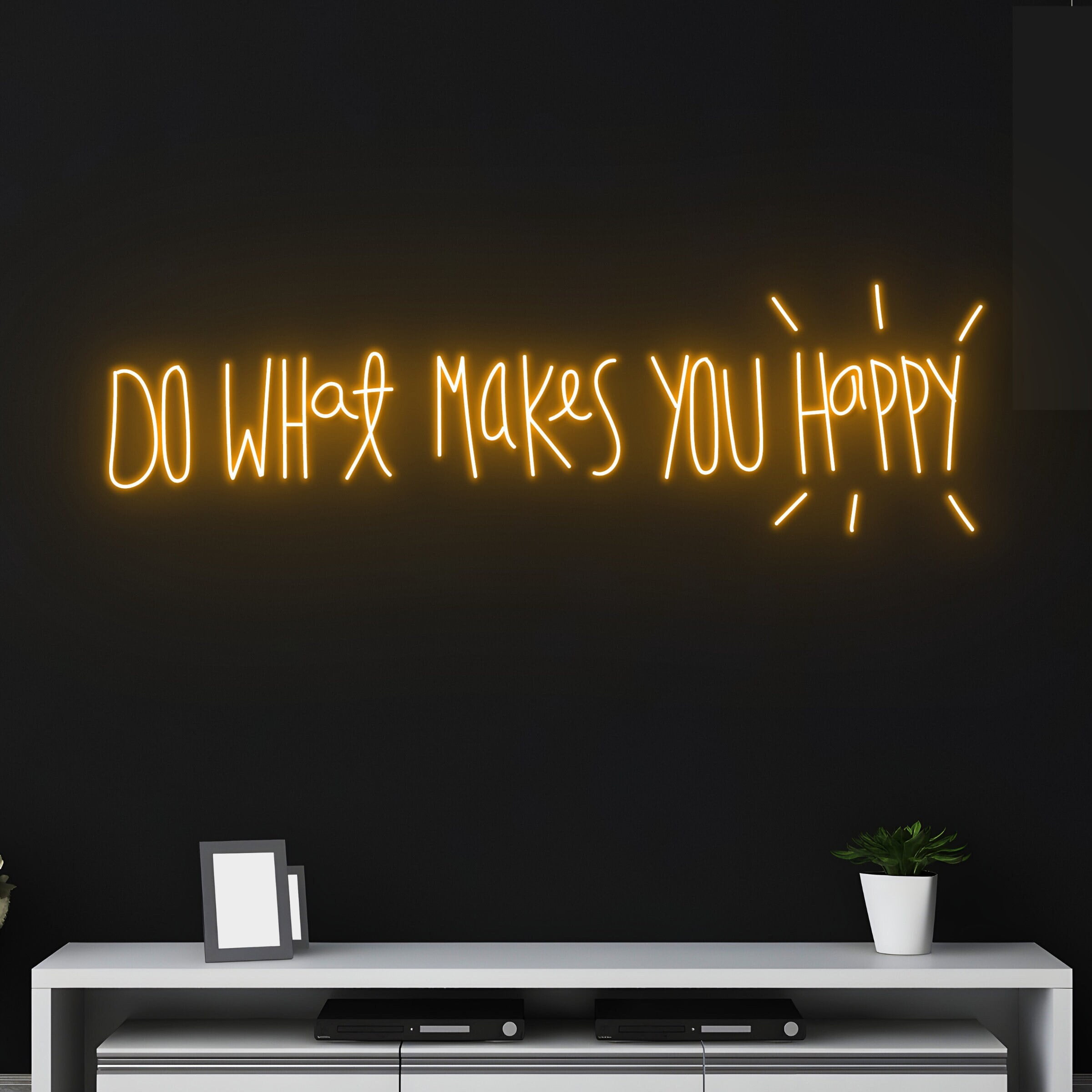 Handmadetneonsign Custom Do What Makes You Happy Neon Sign, Custom ...