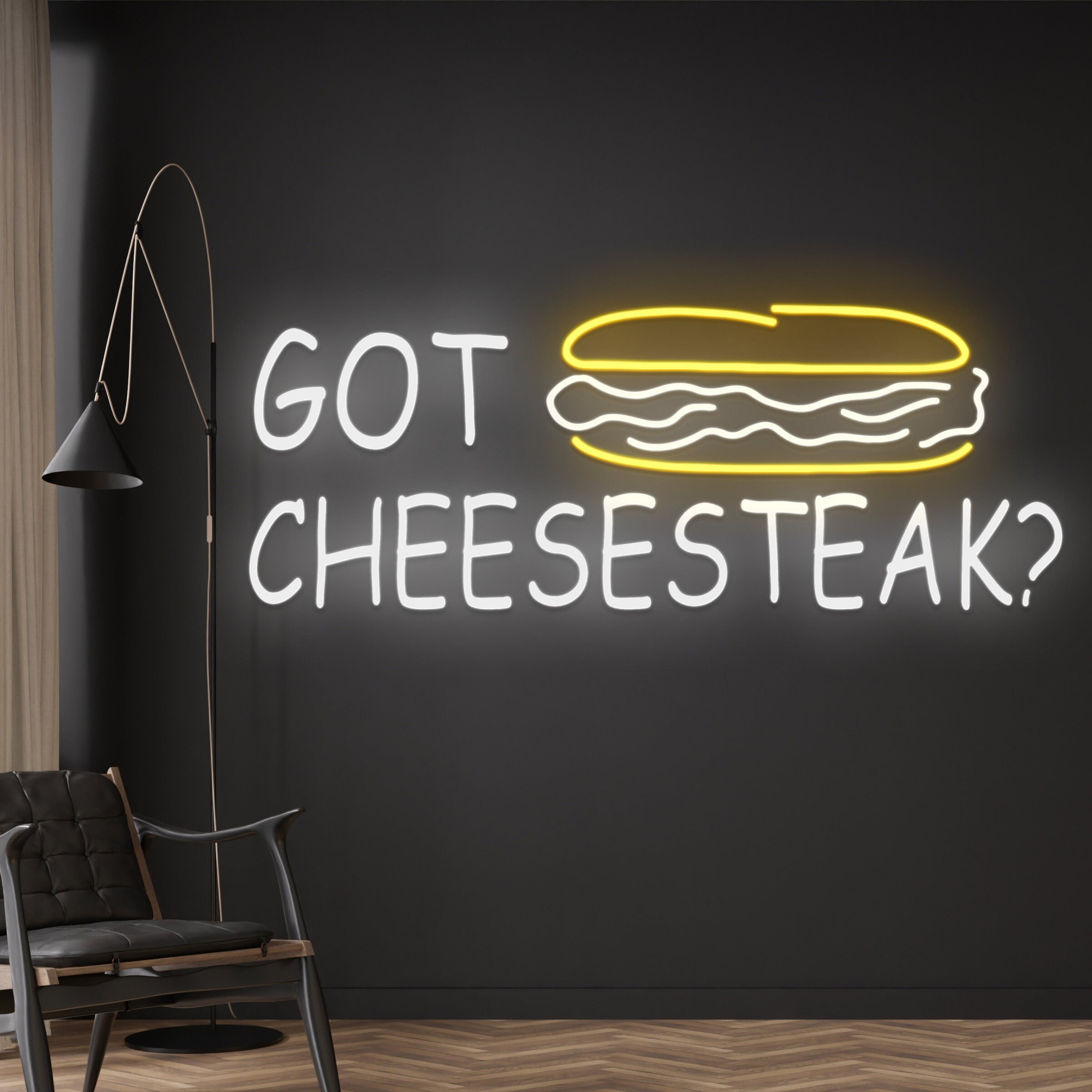 Handmadetneonsign Custom Got Cheese Steak Neon Sign, Cheese Steaks LED ...