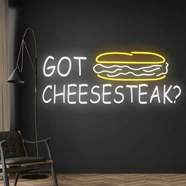 Handmadetneonsign Custom Got Cheese Steak Neon Sign, Cheese Steaks LED ...