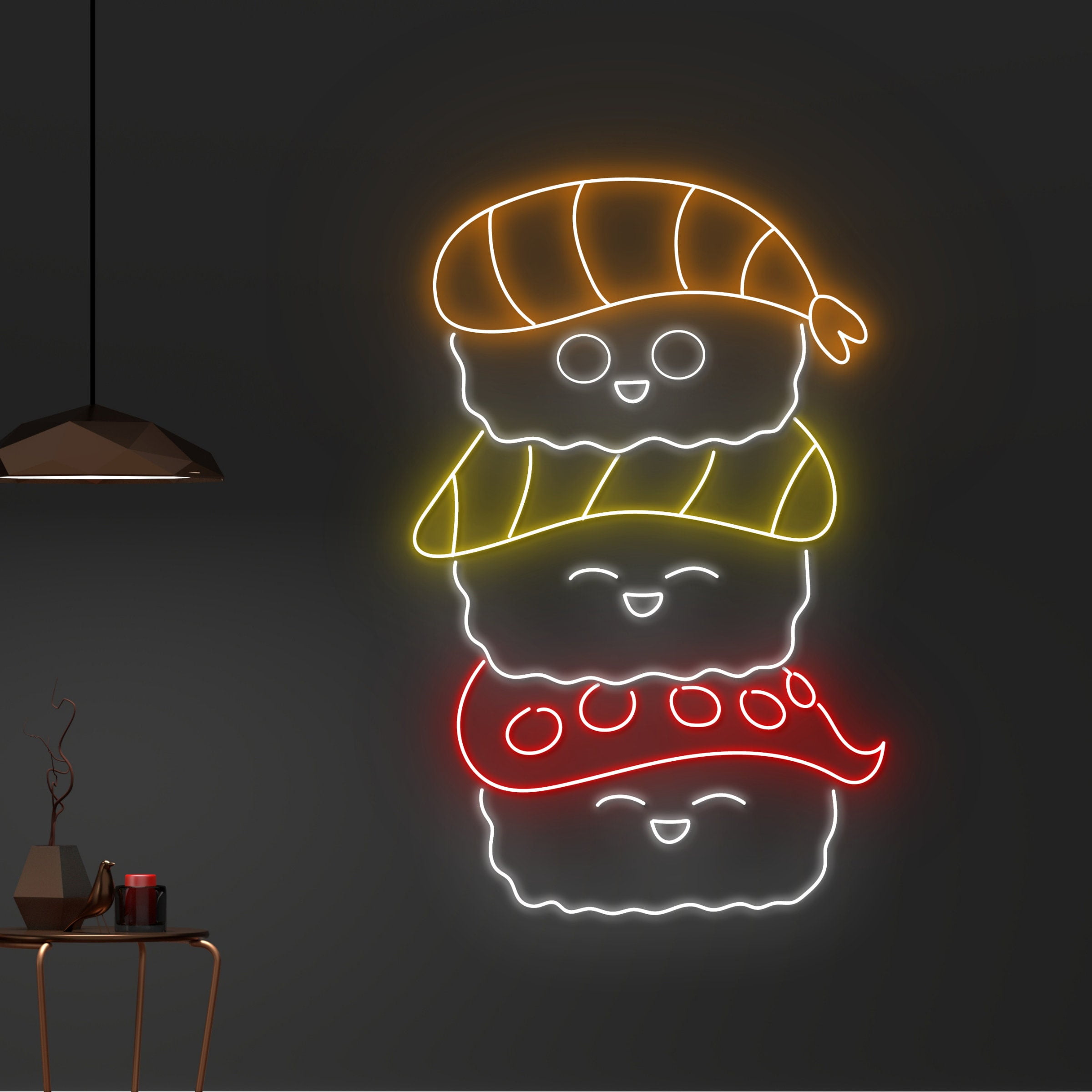 Handmadetneonsign Custom Nigiri Neon Sign, Japanese Food LED Sign ...