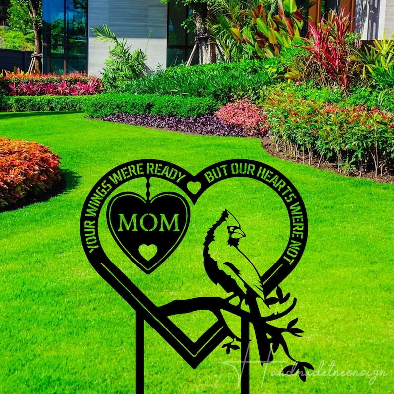 Handmadetneonsign Custom Outdoor Memorial Cardinal Metal Sign With ...