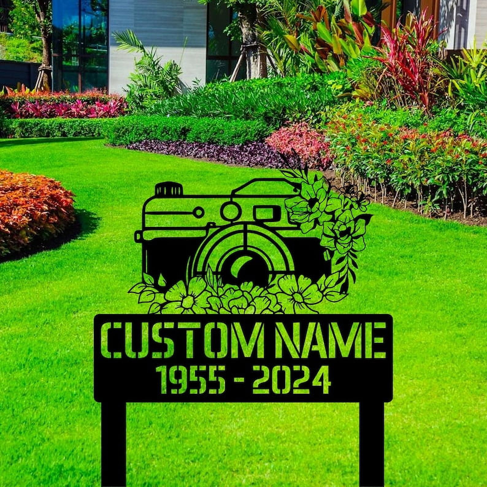 Handmadetneonsign Custom Outdoor Memorial Photographer Metal Sign With ...