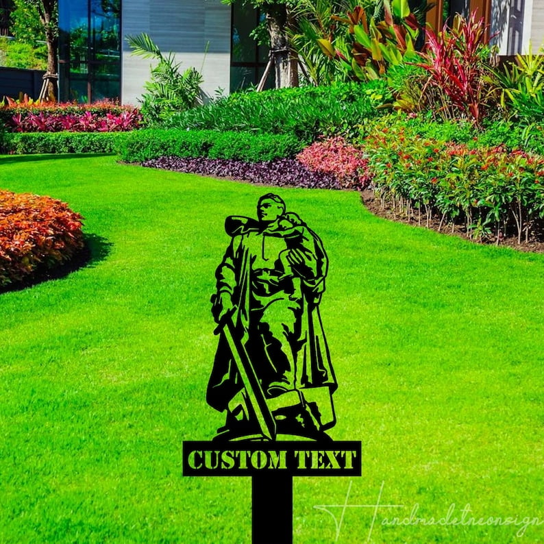 Handmadetneonsign Custom Outdoor Memorial Soldier Metal Sign With ...