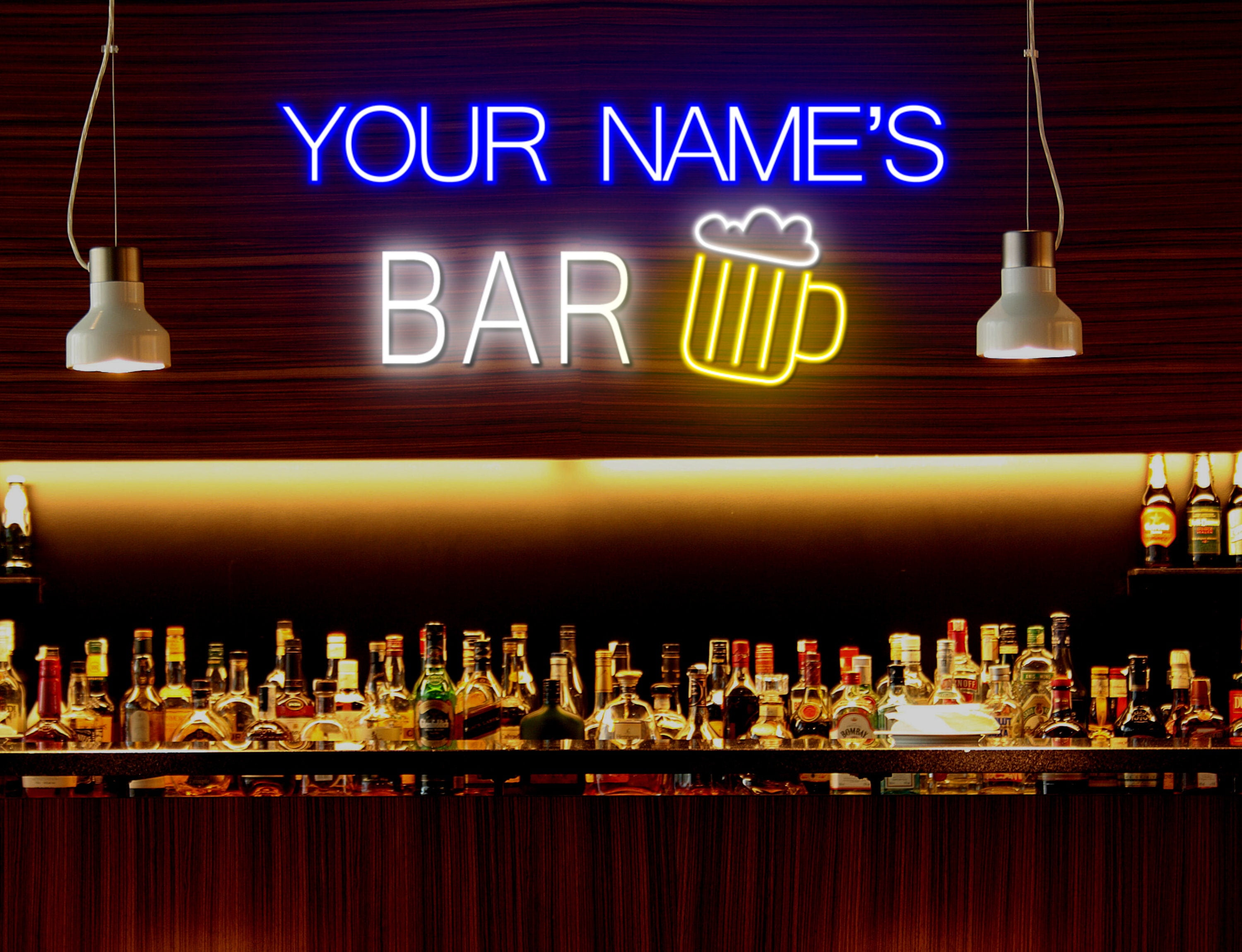 Handmadetneonsign Custom Pub Beer Signage,Neon Bar Sign Custom, Led ...