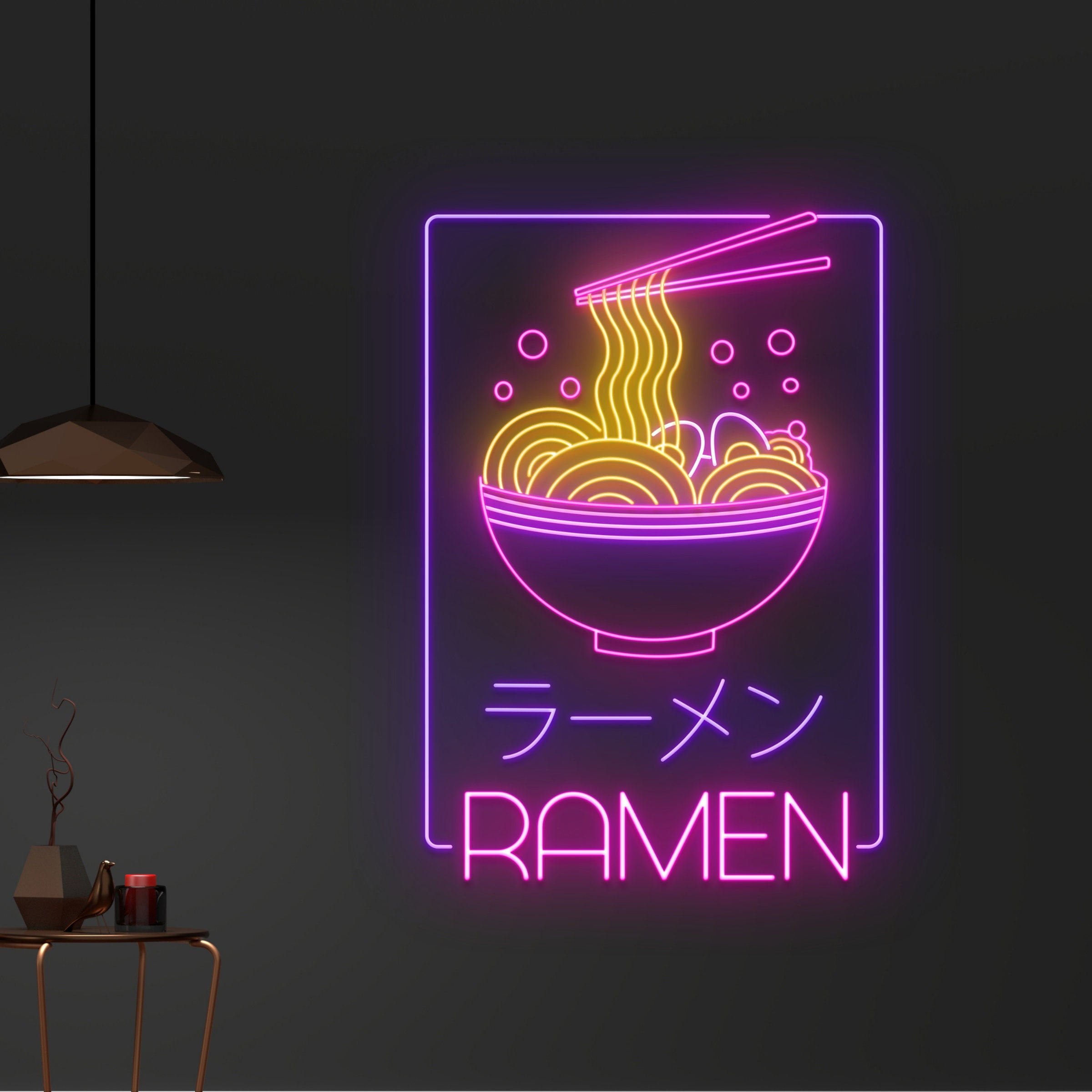 Handmadetneonsign Custom Ramen Neon Sign, Japanese Noodles Led Sign ...