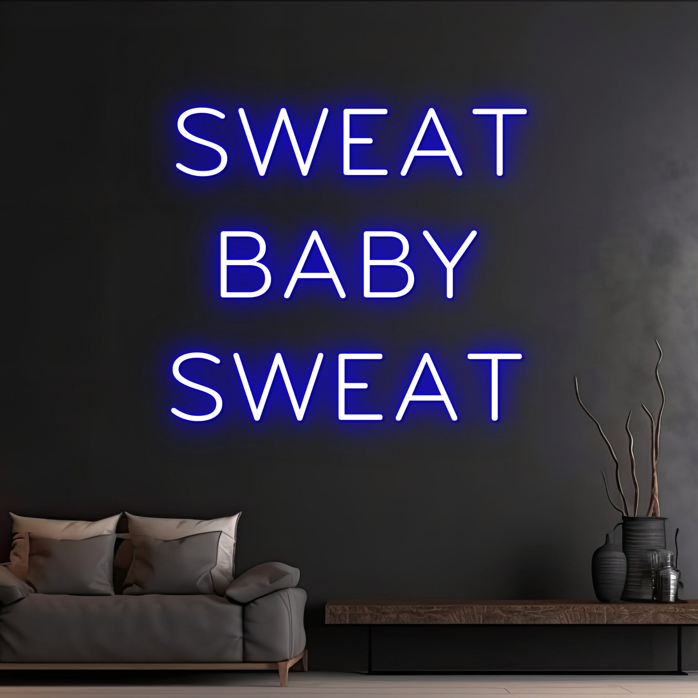 Handmadetneonsign Custom Sweat Baby Sweat Neon Sign, Custom Name LED ...
