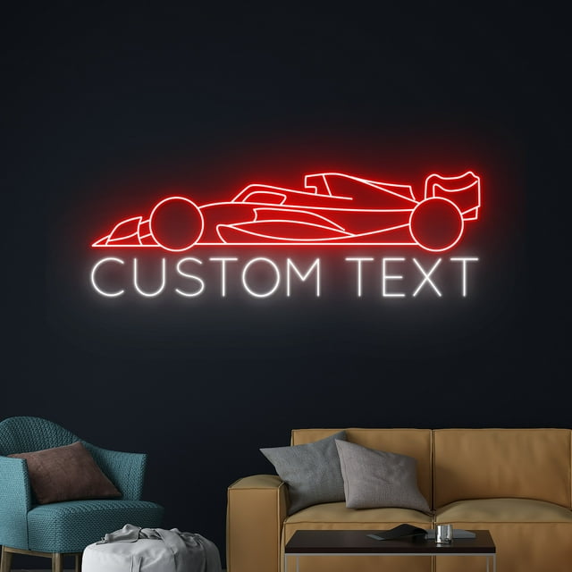Handmadetneonsign Custom Text Car Neon Sign, Luxury Car Led Sign, Sport ...
