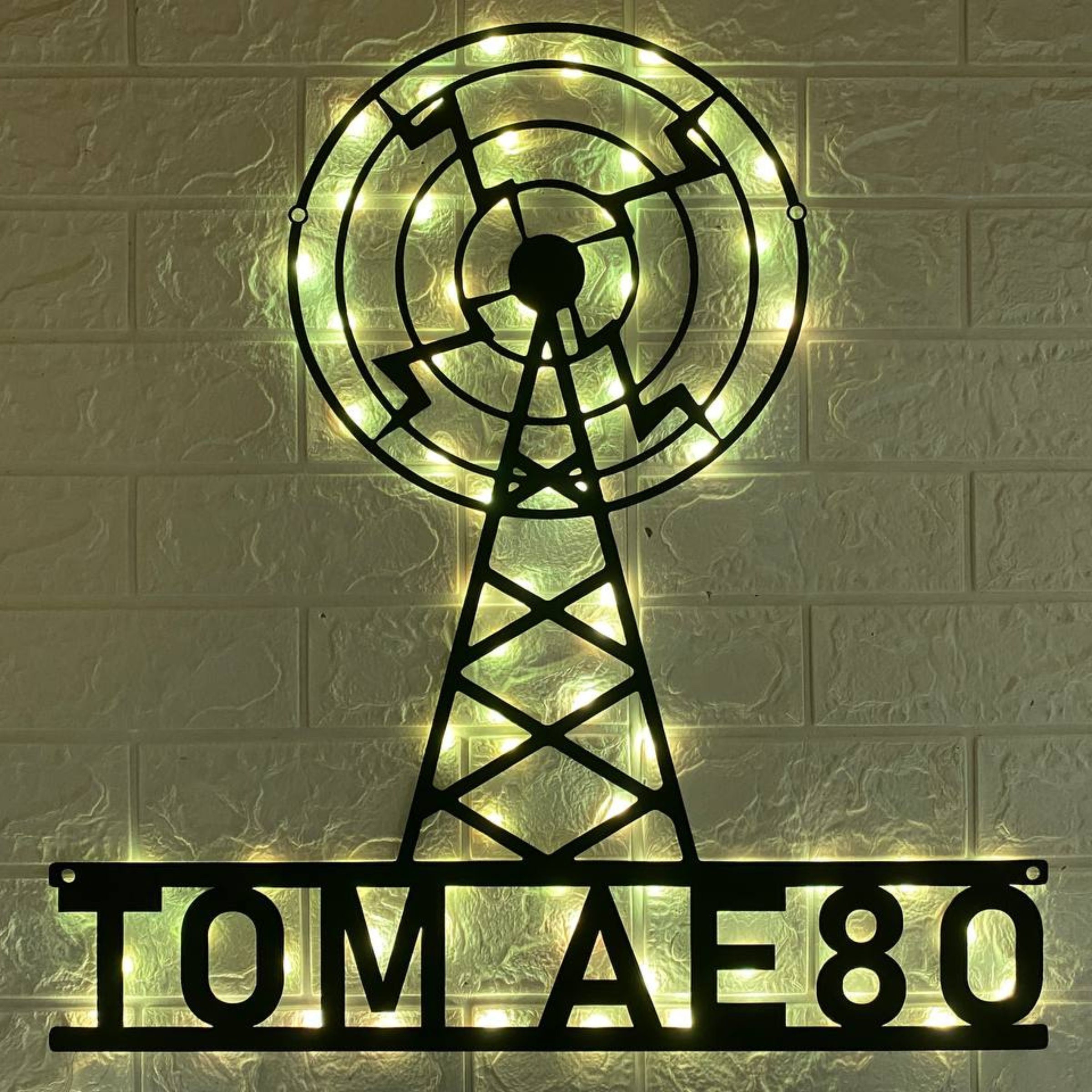 Handmadetneonsign Custom Windmill Farmhouse Metal Wall Art LED Light ...