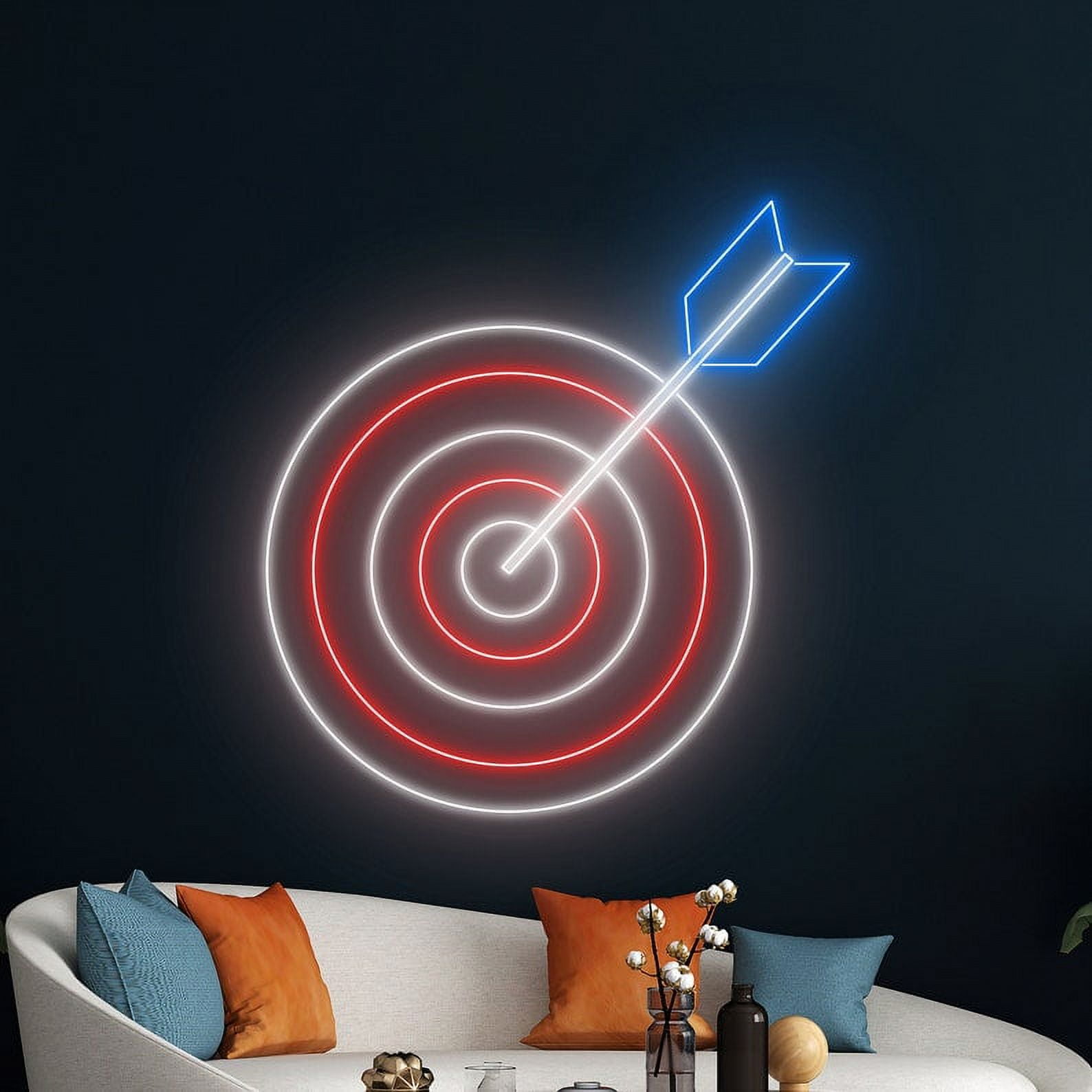 Handmadetneonsign Dart Neon Sign, Dart Game Neon Light, Dart Led Light ...