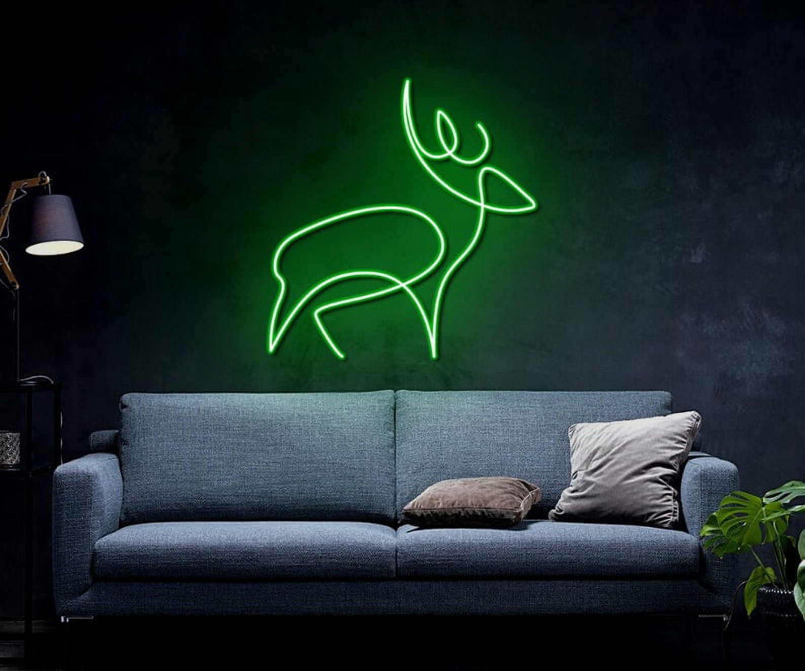 Handmadetneonsign Deer Neon Sign, Deer Led Sign, Home Decor, Custom ...