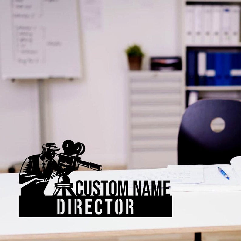 Handmadetneonsign Director Metal Nameplate, Director Desk Name Plate ...