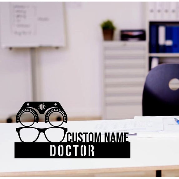 Handmadetneonsign Doctor Metal Nameplate, Doctor Desk Nameplate, Doctor ...