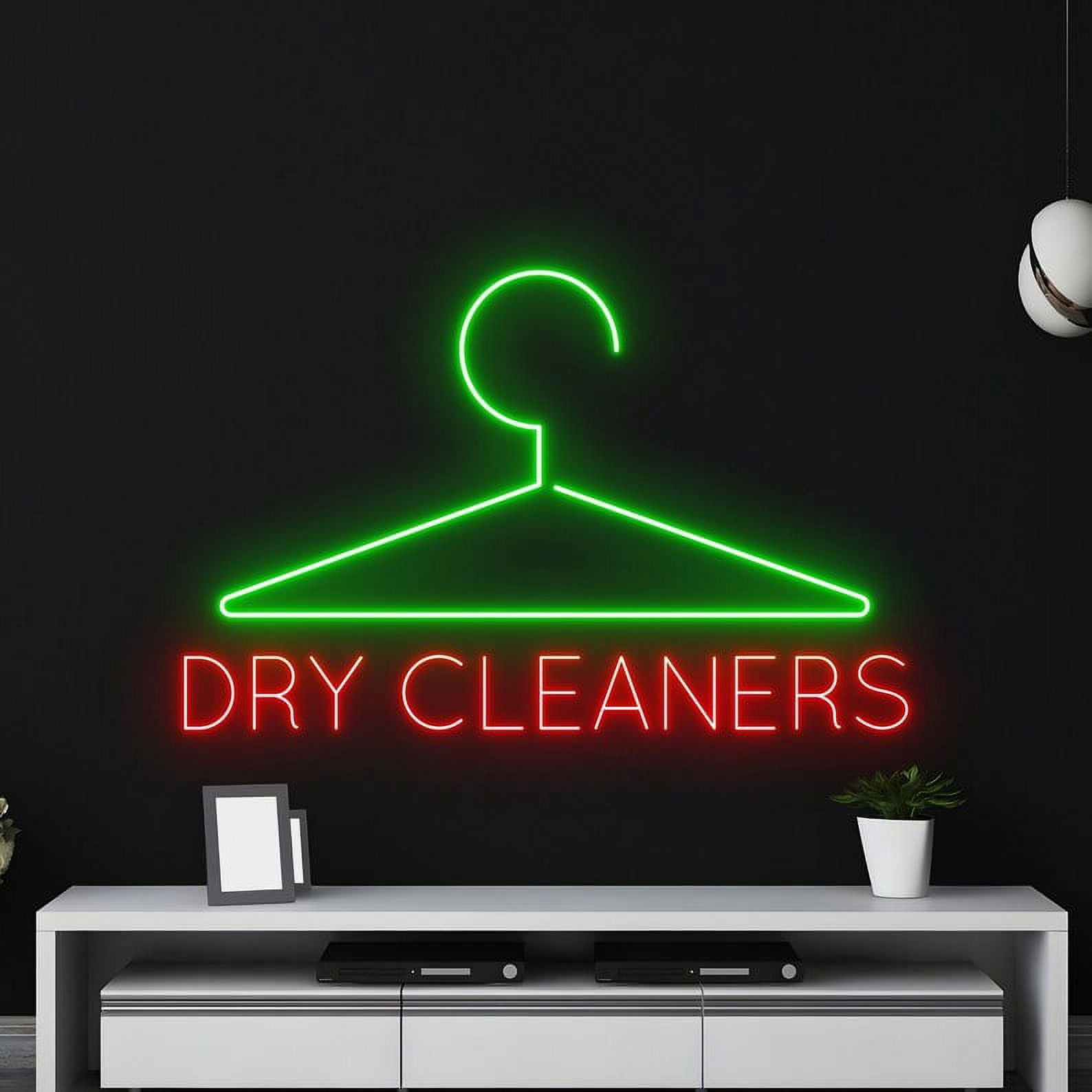 Handmadetneonsign Dry Cleaners Neon Sign, Laundry Neon Art Decor ...