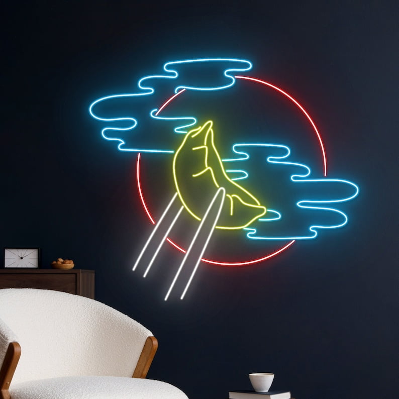 Handmadetneonsign Dumpling Neon Sign, Dumpling Led Sign, Dumpling Led ...