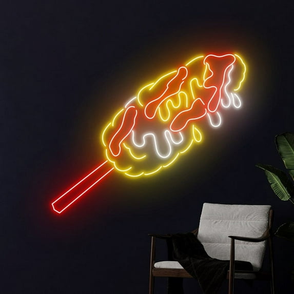 Handmadetneonsign Elote Neon Sign, Elote LED Sign, Corn Neon Light ...