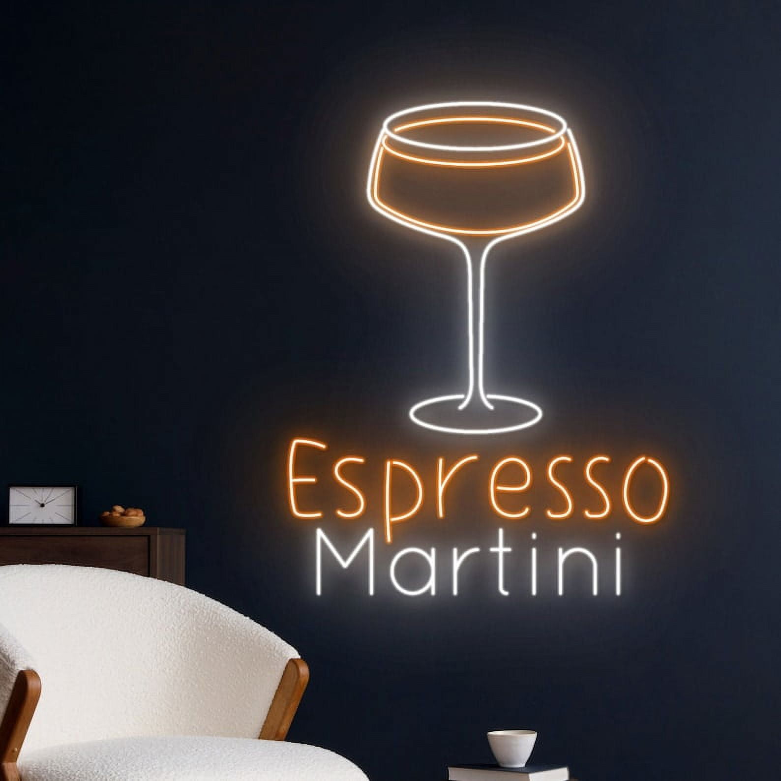 Handmadetneonsign Espresso Martini Led Sign, Custom Espresso Martini ...