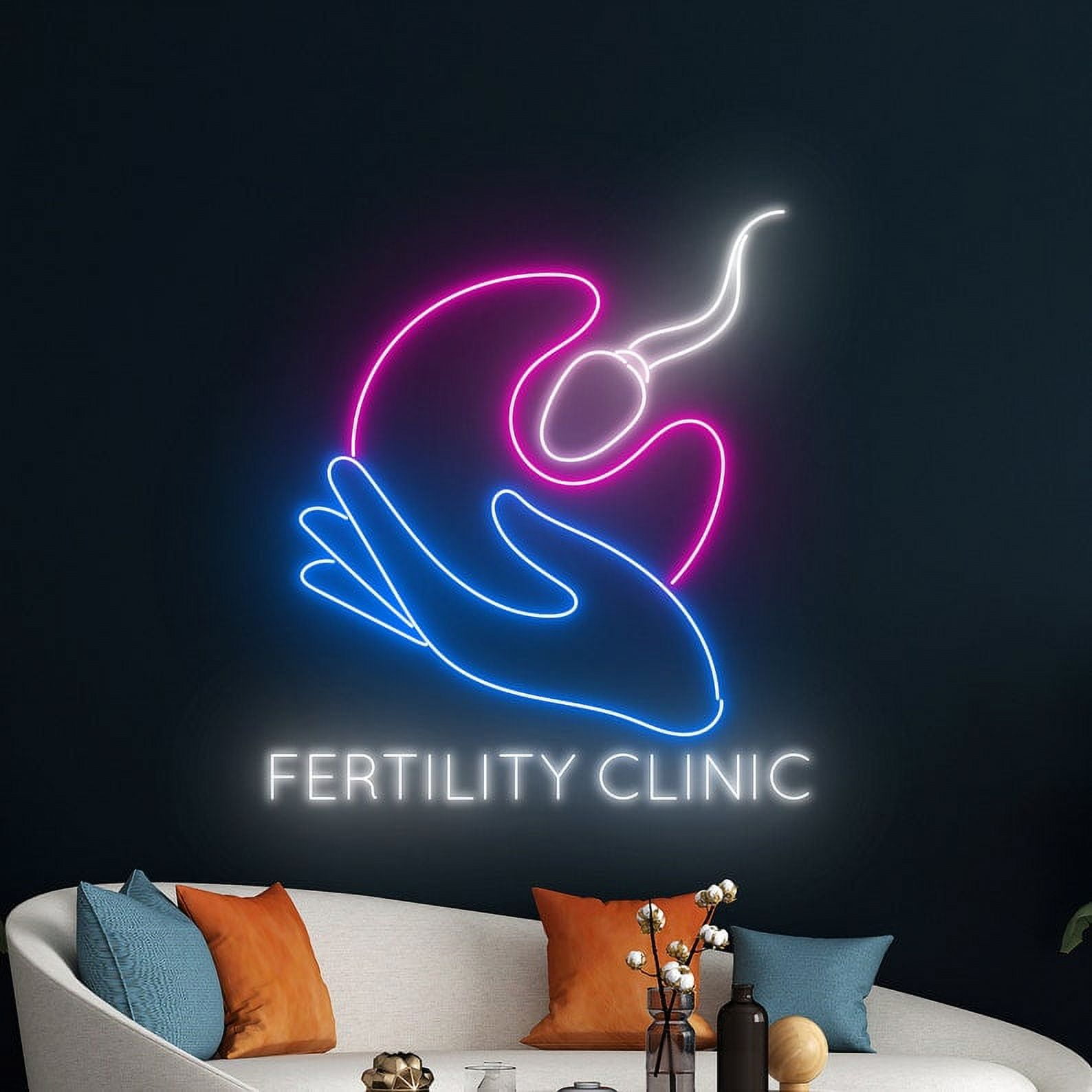 Handmadetneonsign Fertility Clinic Led Sign, Fertility Clinic Neon Sign ...