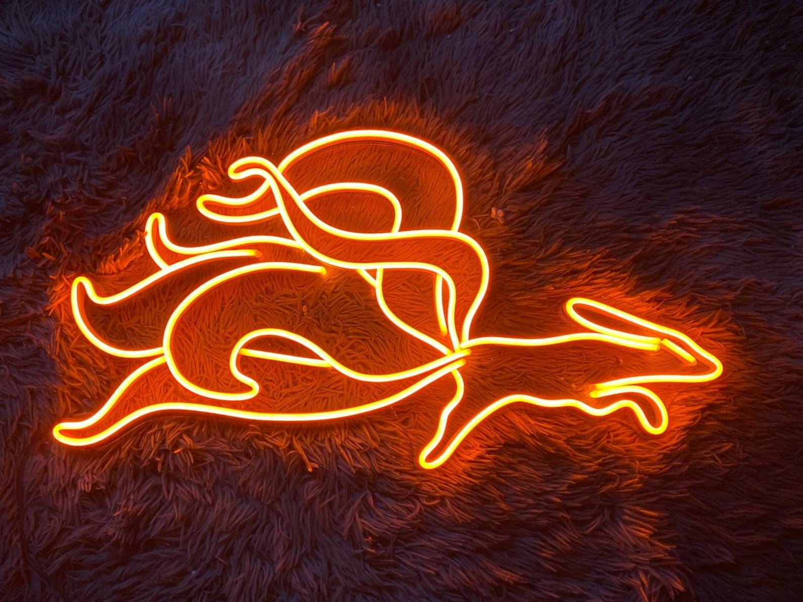 Handmadetneonsign Fox Neon Sign, Fox Led Sign, Wall Decor - Walmart.com