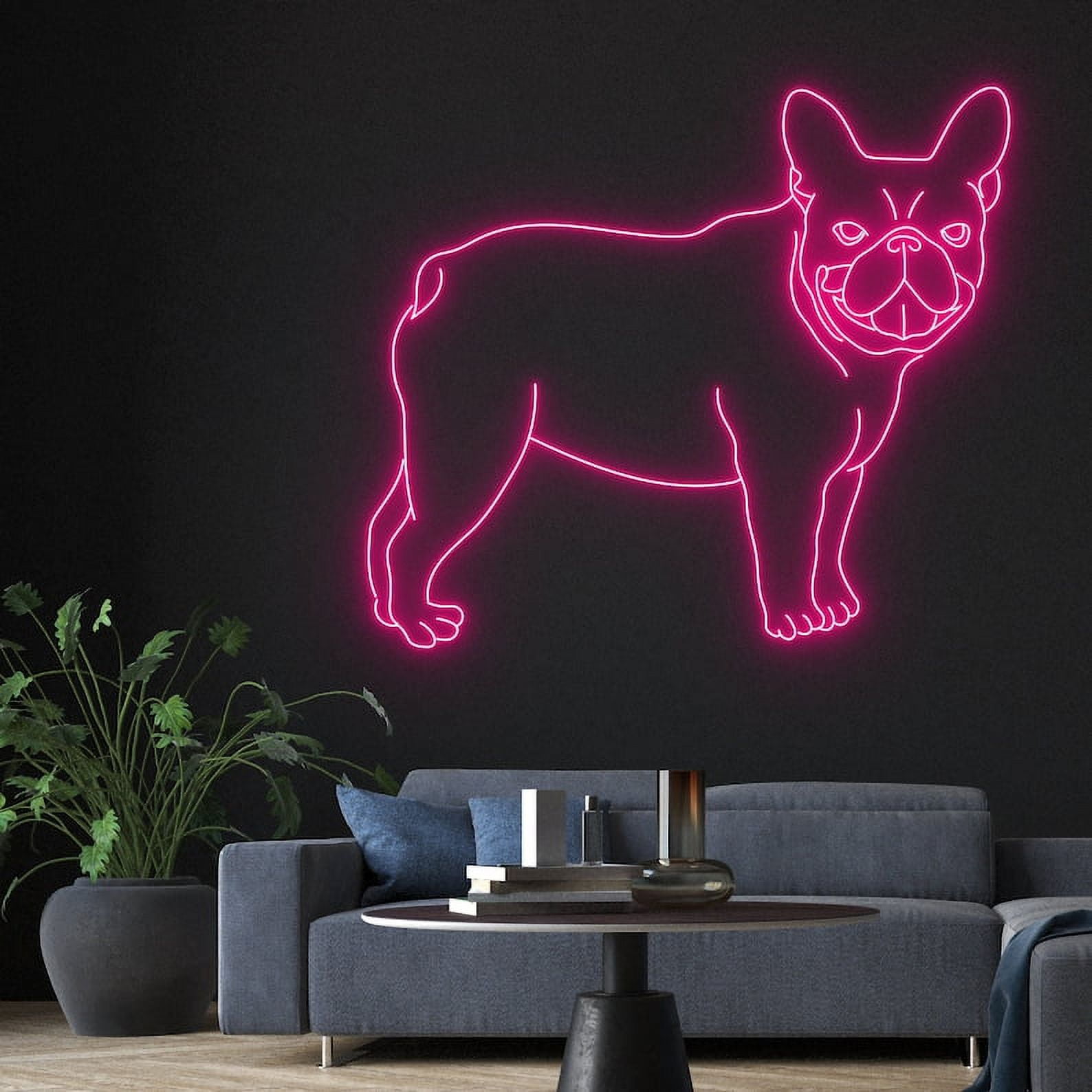 Handmadetneonsign French Bulldog Neon Sign, Cute Dog Neon Lights ...