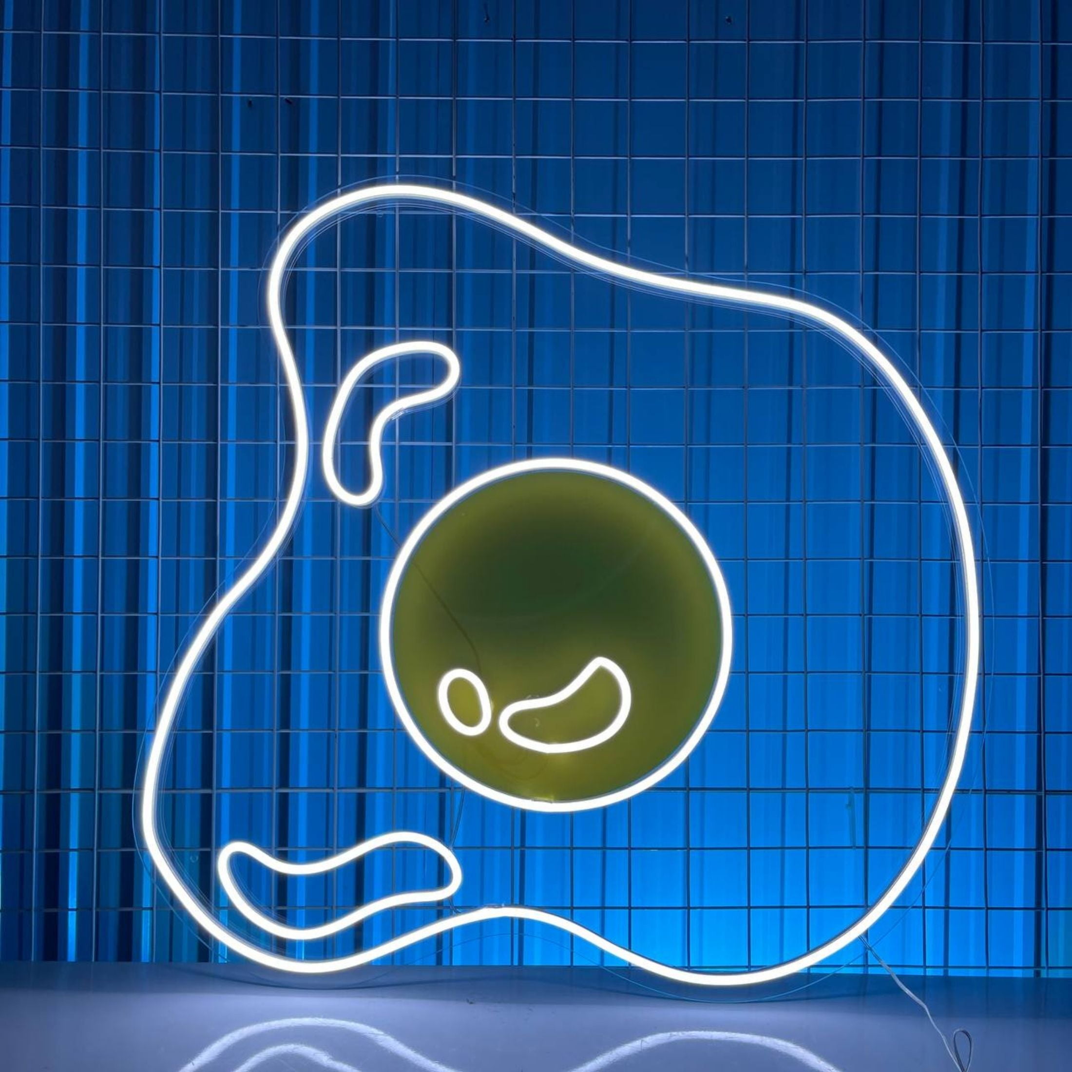 Handmadetneonsign Fried Egg Neon Sign, Egg Lights Wall Art Decor, Cute ...