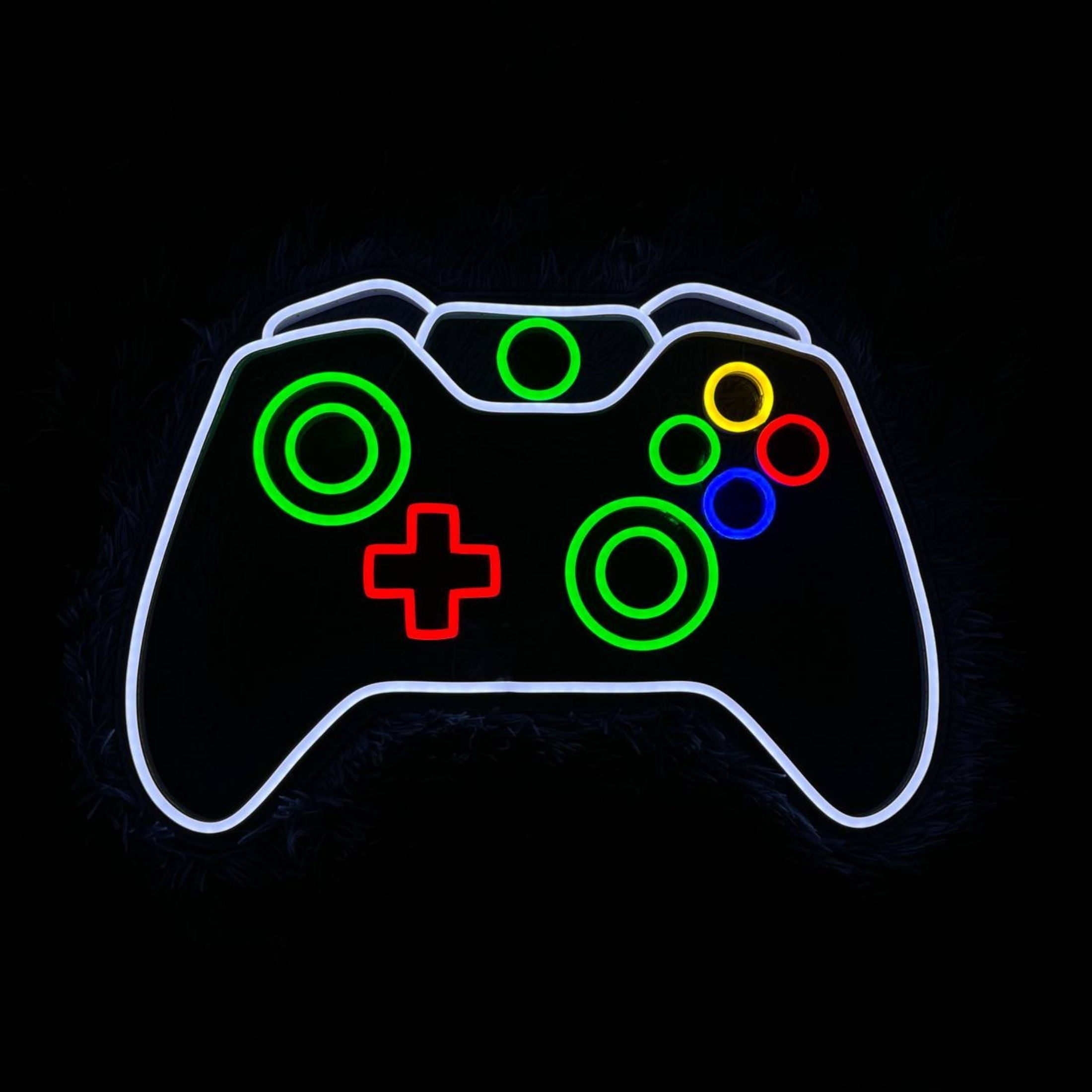 Handmadetneonsign Game Controller Neon Sign, Game Rooms Sign Wall Art ...