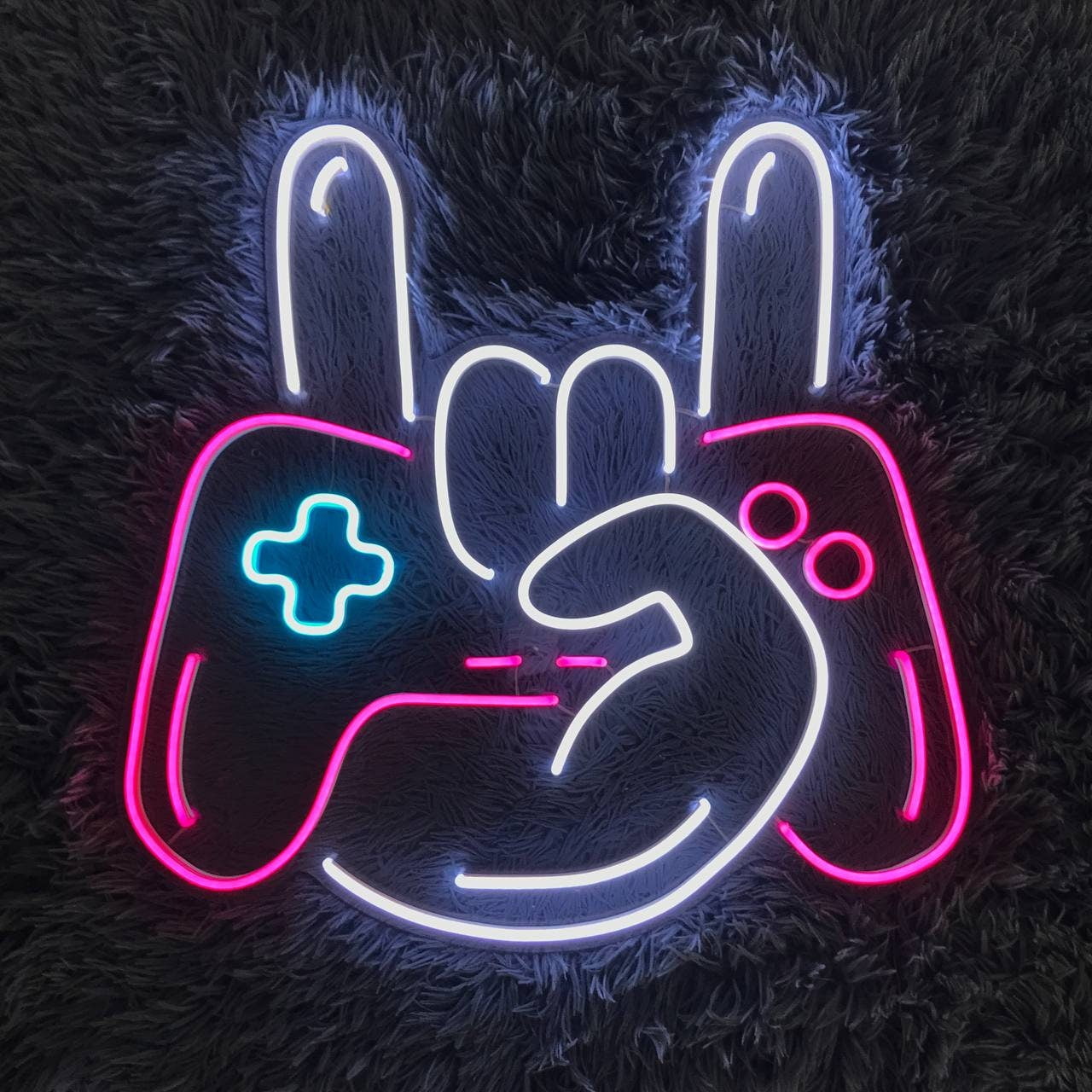 Handmadetneonsign Game Controller Neon Sign, Game Zone Led Sign, Game ...