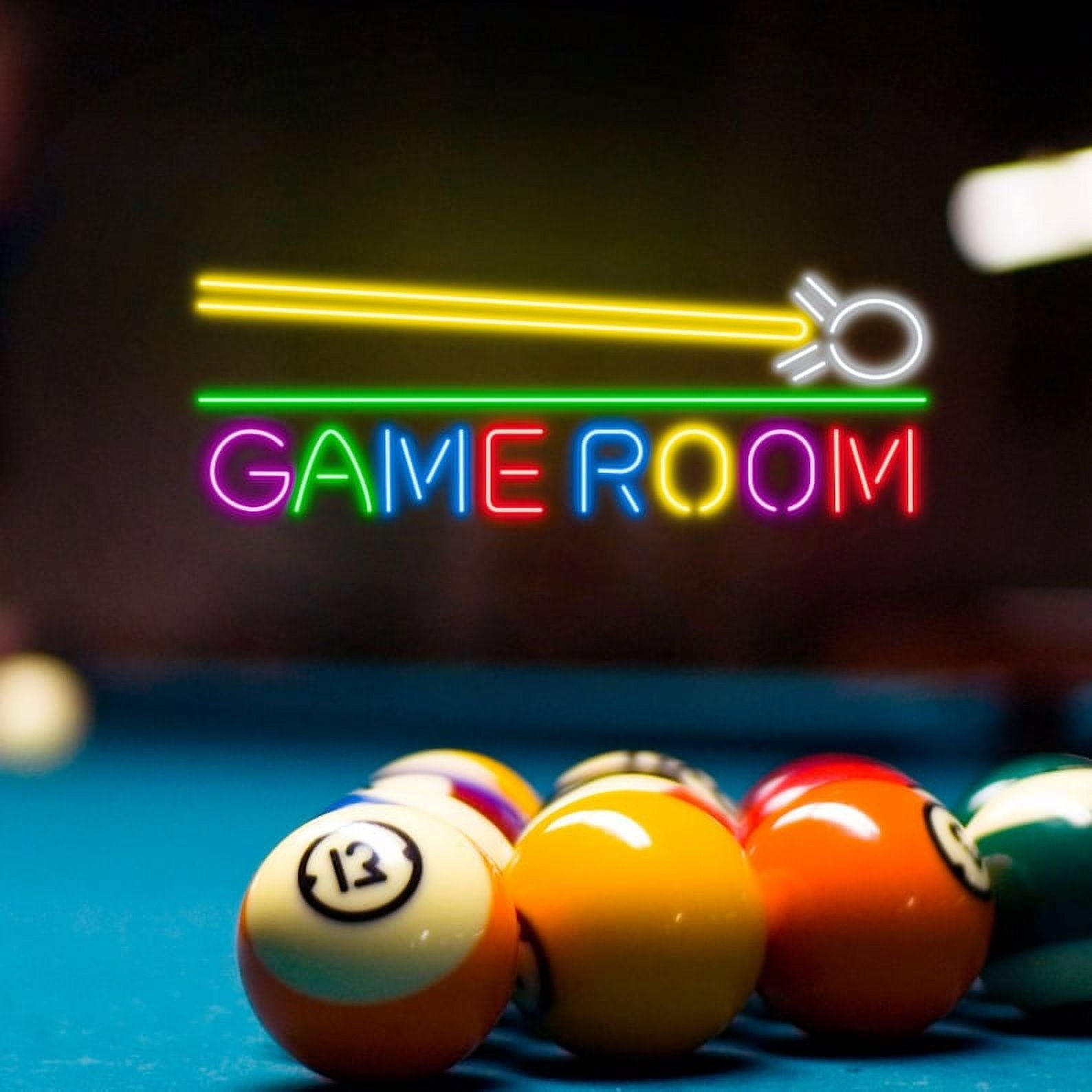 Handmadetneonsign Game room Led Sign, Game room Led Sign, Billiard Neon ...