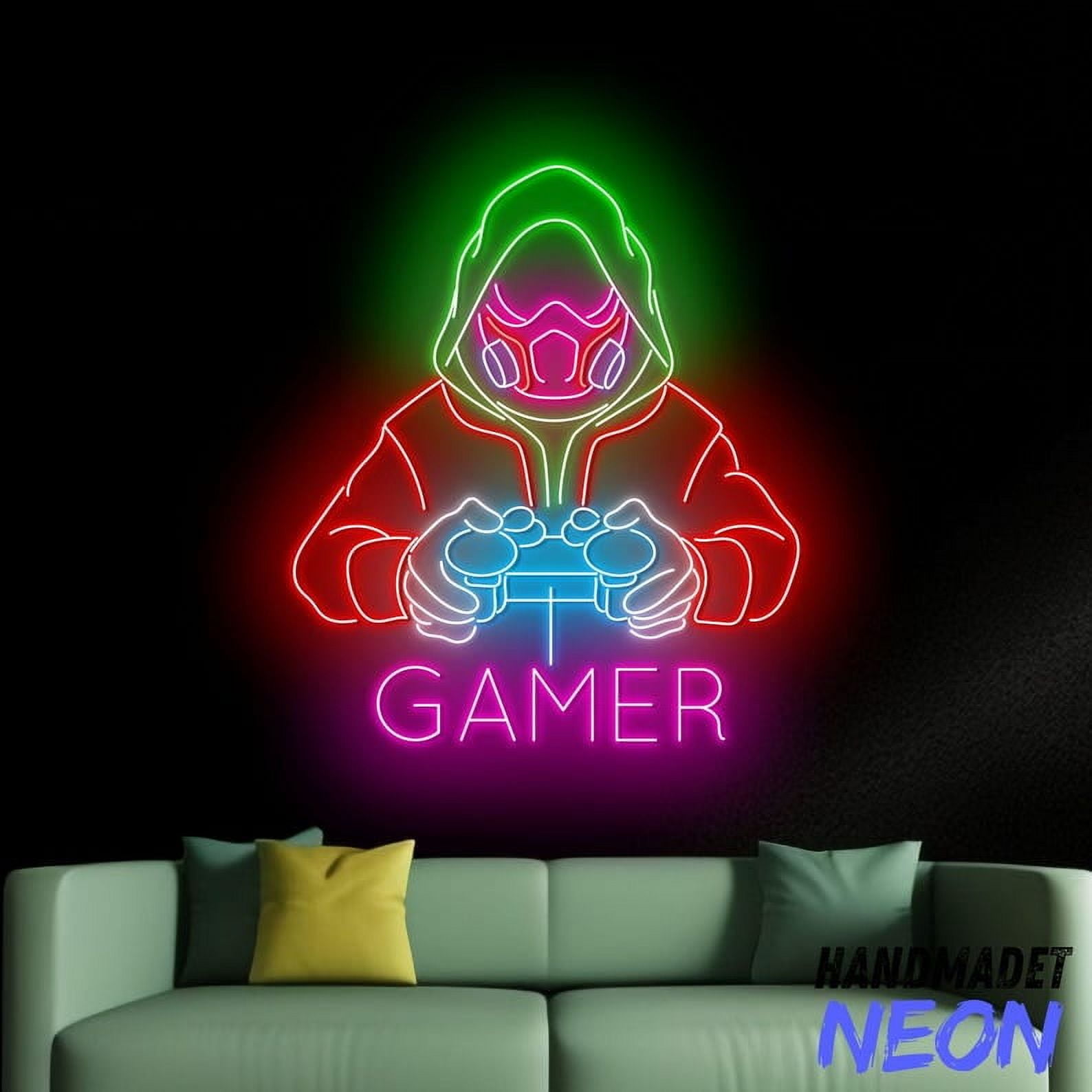 Handmadetneonsign Gamer Neon Sign, Gaming Led Light, Gamer Neon Light ...