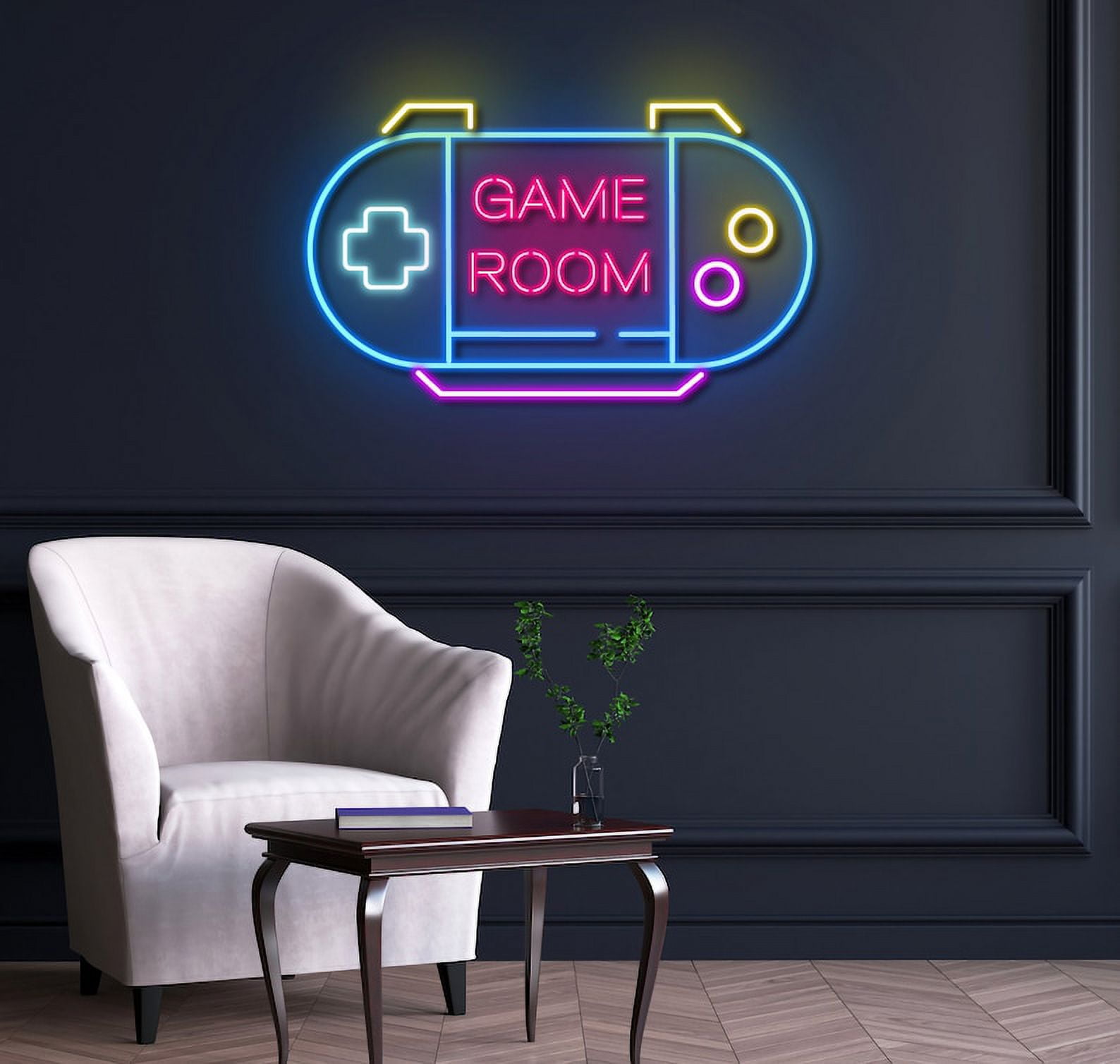 Handmadetneonsign Gameroom controller Led Sign, Gameroom Led Sign, Wall ...