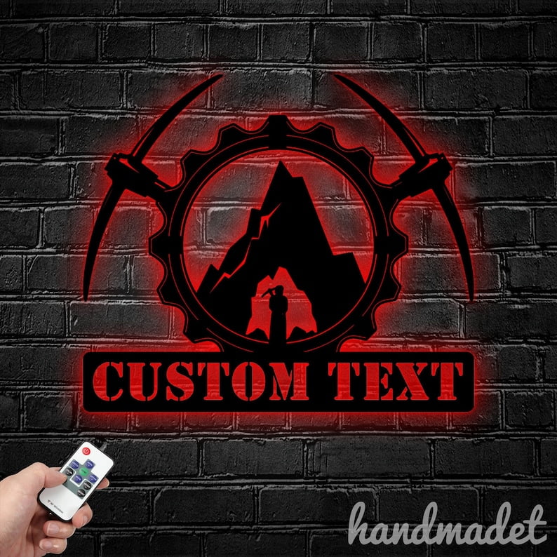 Handmadetneonsign Geologist Metal Wall Art, Geologist Metal Sign Wall ...