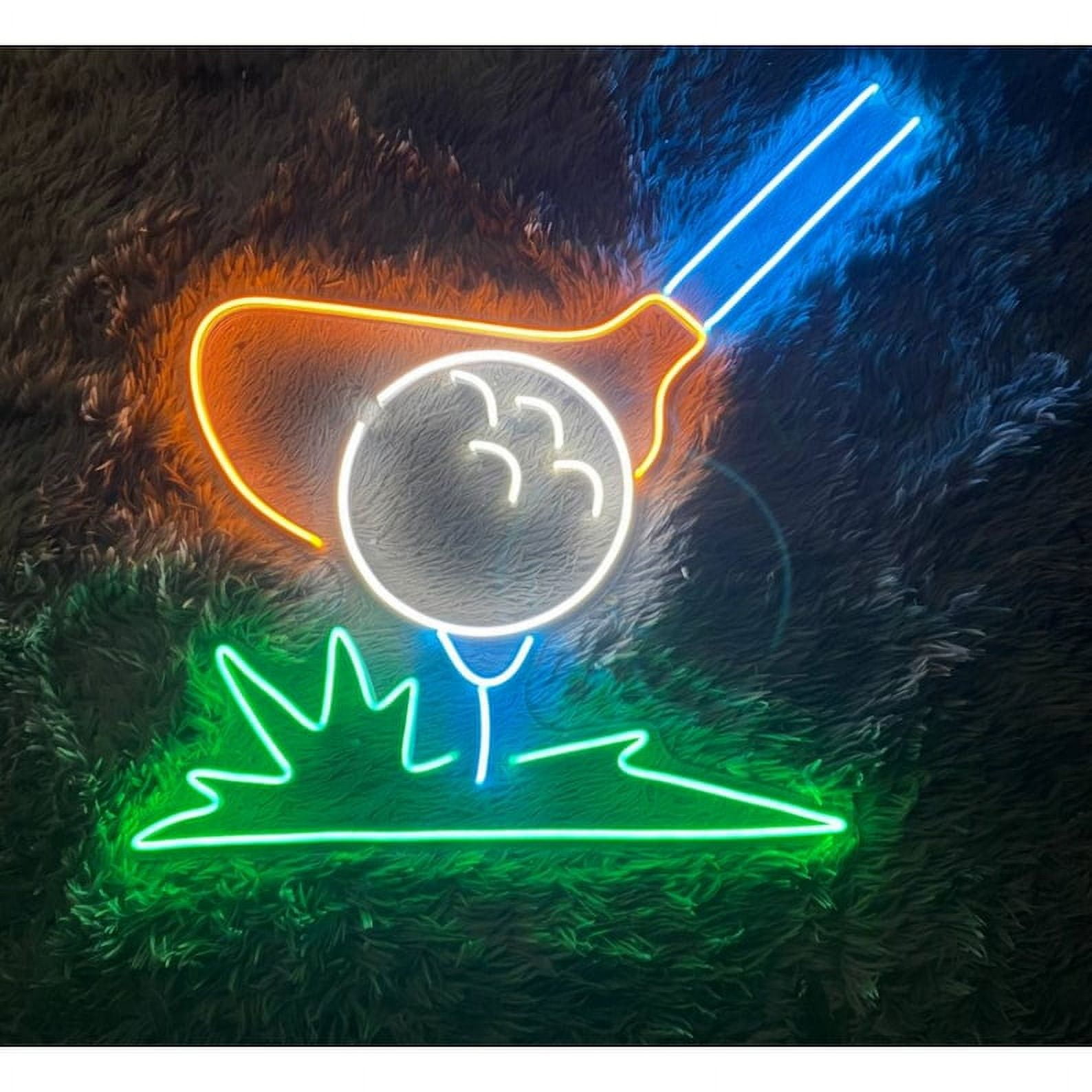 Handmadetneonsign Golf Led Sign, Golf Led Lights, Playing Golf Neon ...