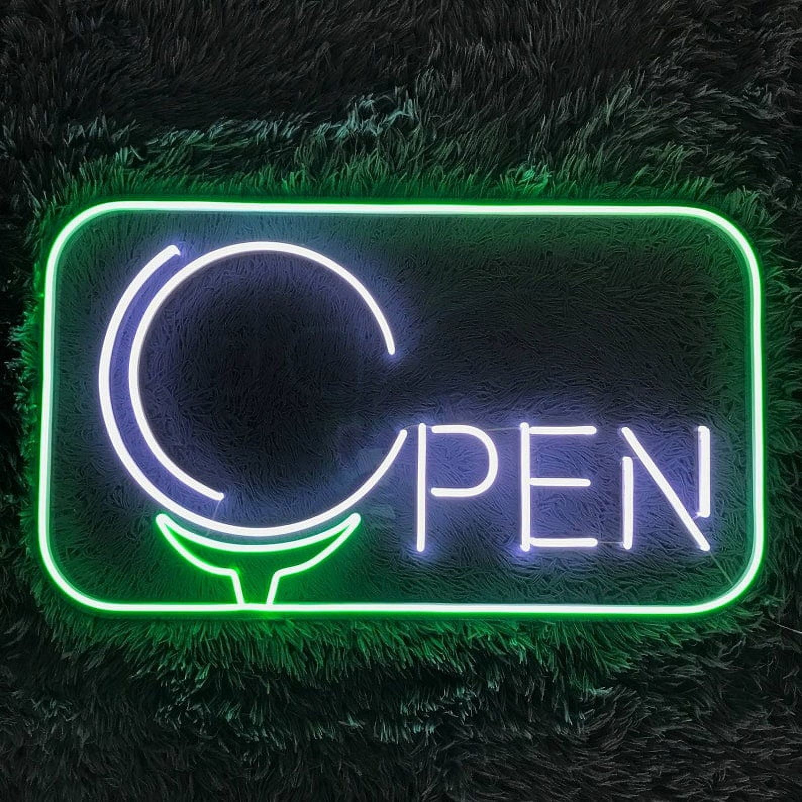 Handmadetneonsign Golf Open Neon Sign, Golf Neon Sign Wall Art, Golf ...