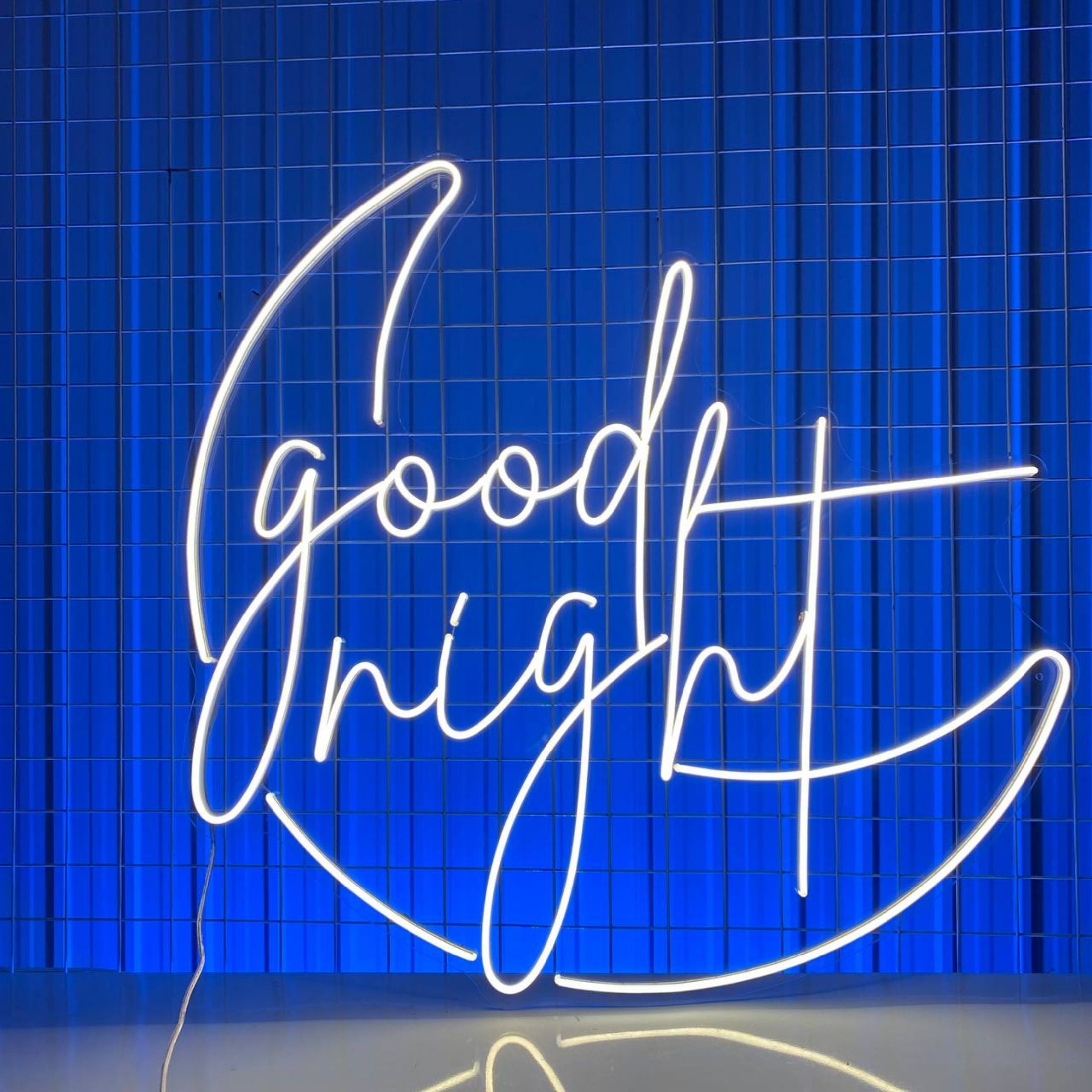 Handmadetneonsign Good Night Neon Sign, Motivational Quotes Wall Art ...