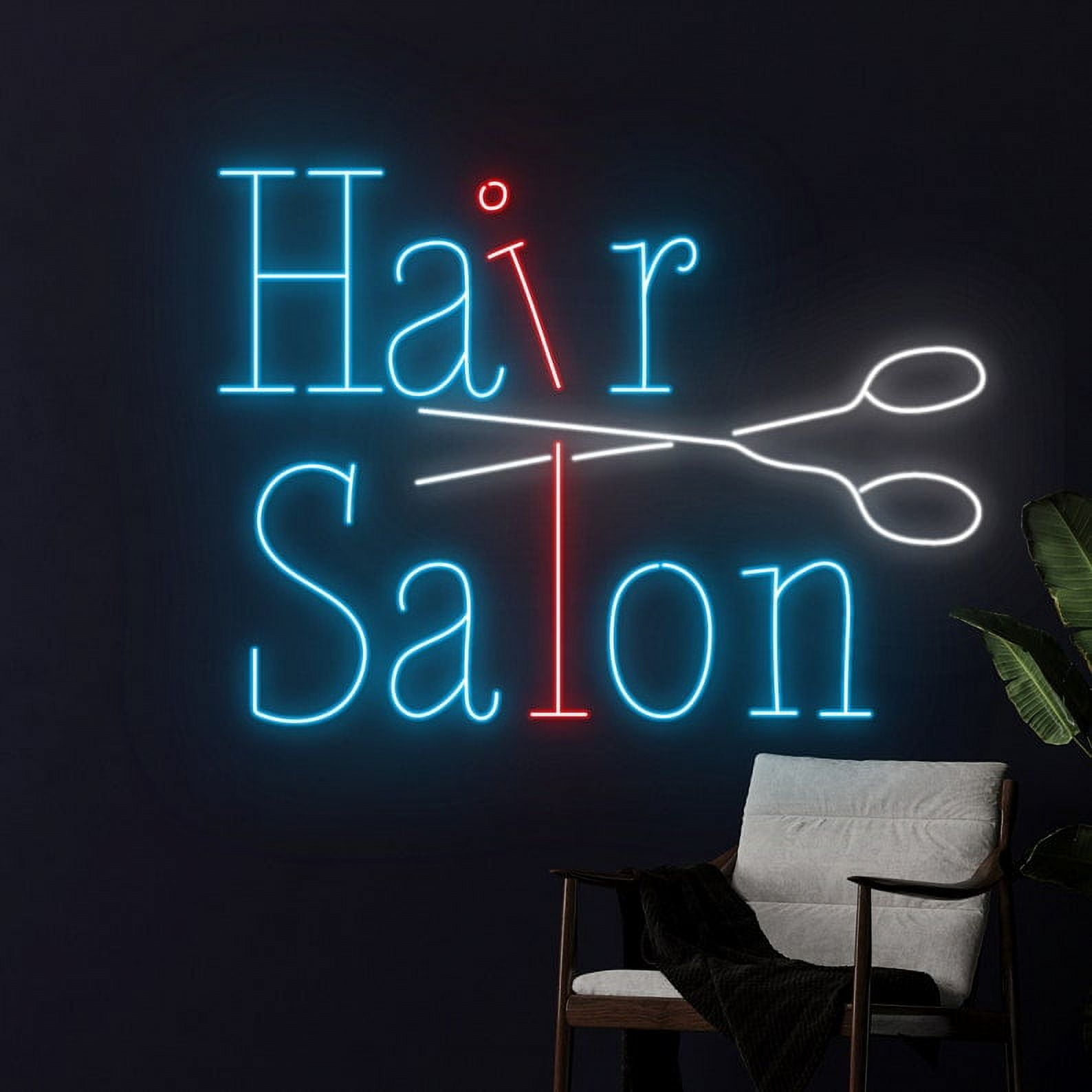 Handmadetneonsign Hair Salon Led Sign, Barber Neon Sign, Hair Studio ...