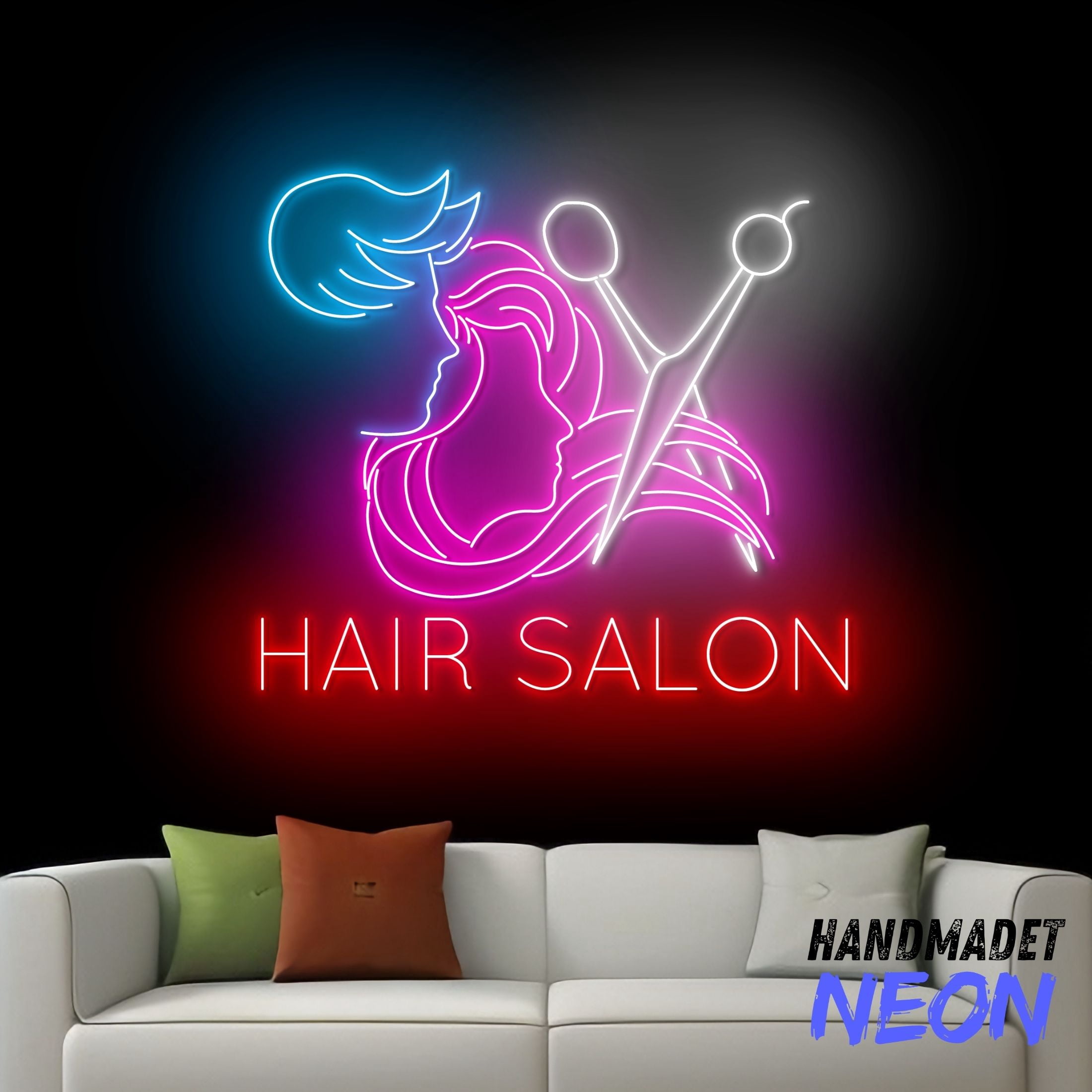 Handmadetneonsign Hair Salon Stylist Neon Sign, Hair Stylist Led Sign ...