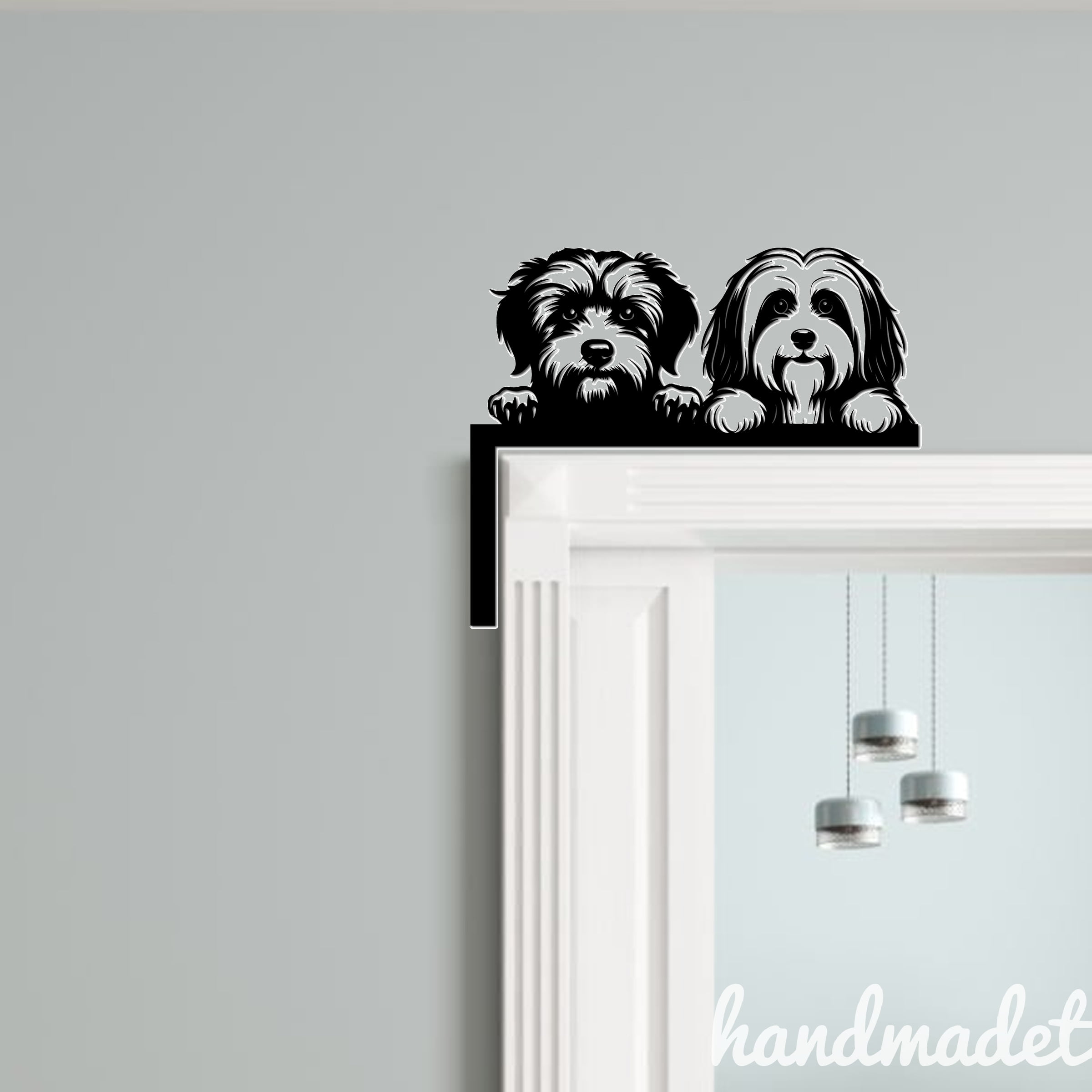 Handmadetneonsign Havanese Door Corner Sign, Havanese Dog Pet Metal ...
