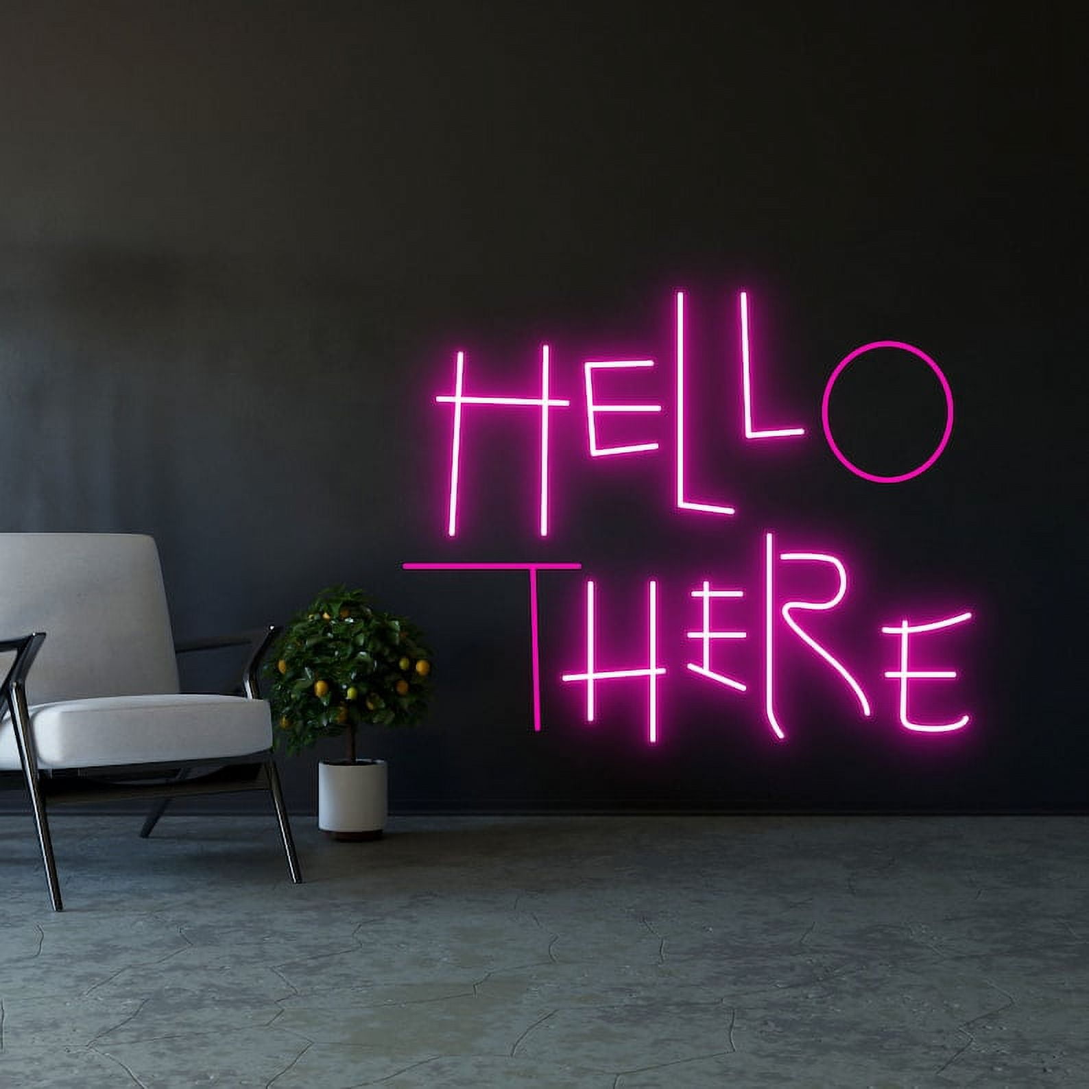 Handmadetneonsign Hello There Hell Here Neon Sign, Hell Here Neon Light ...