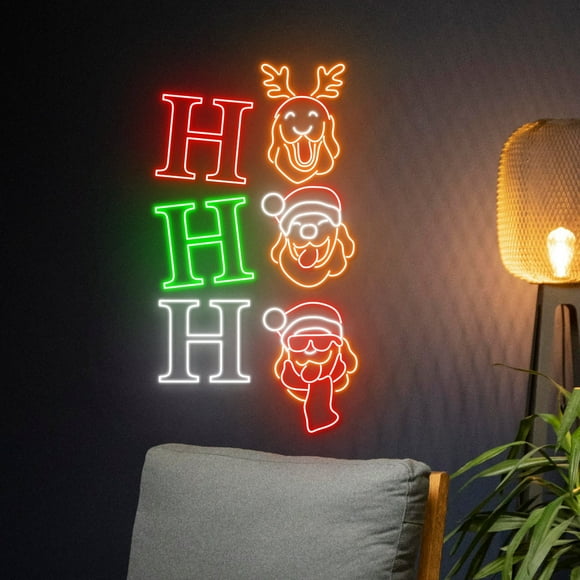 Ho Ho Ho Lighted Sign