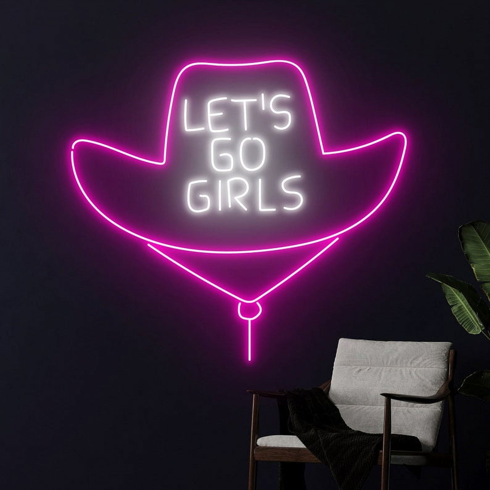 Handmadetneonsign Howdy Cowboy Hat Neon Sign, Custom Cowboy Howdy Led ...