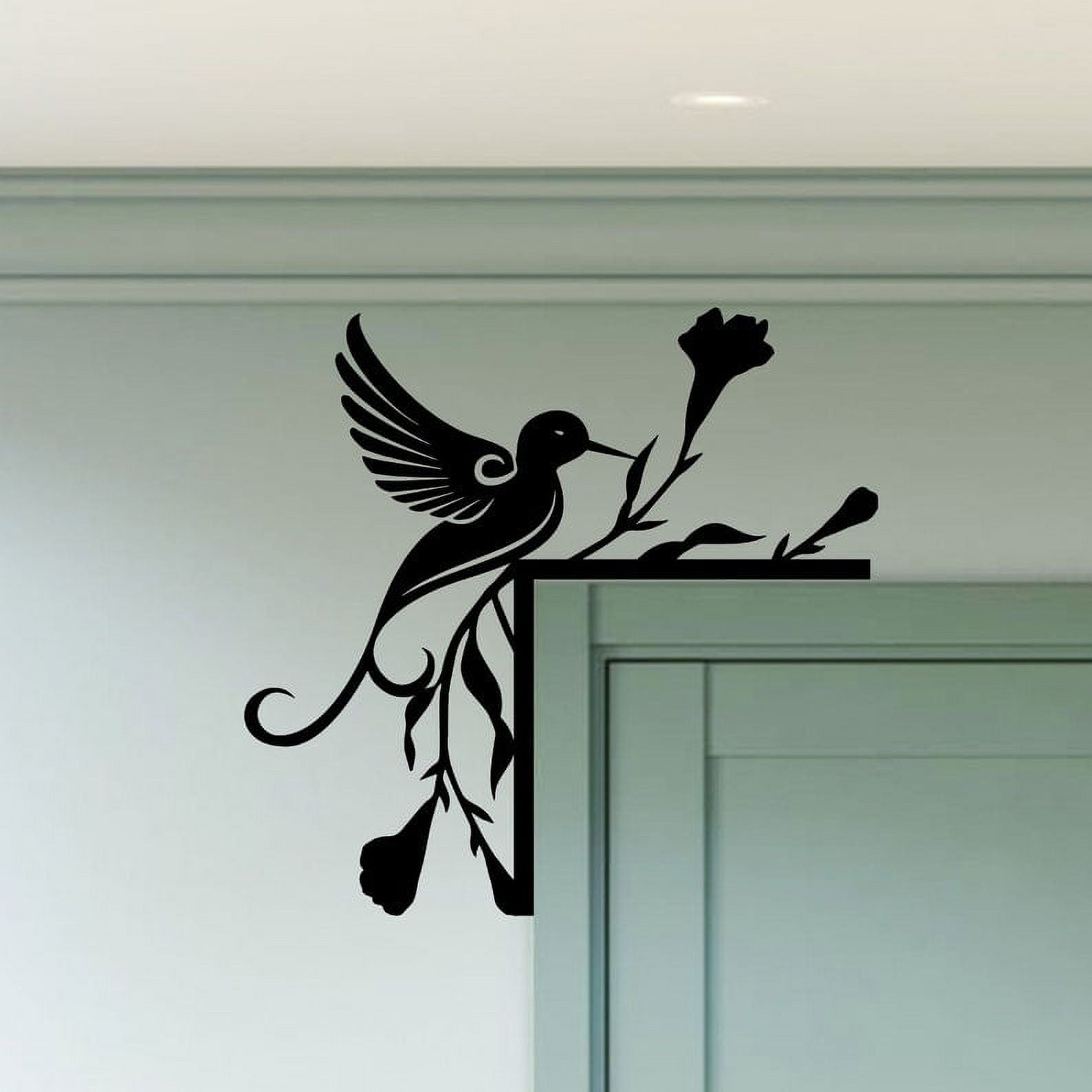 Handmadetneonsign Hummingbird Door Corner Sign, Hummingbird Metal Door ...