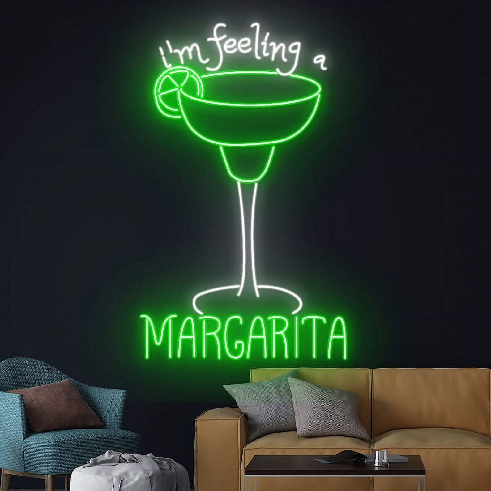 Handmadetneonsign I'm Feeling A Margarita Neon Sign, Margarita LED ...