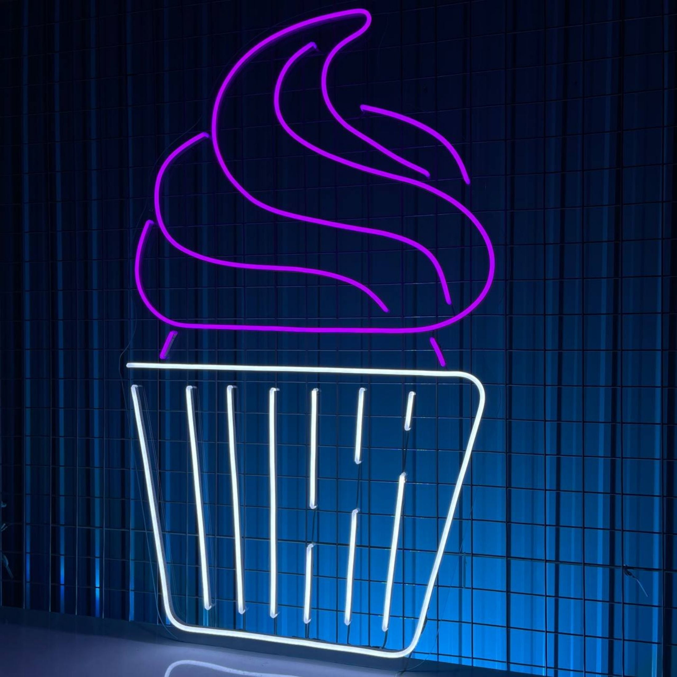 Handmadetneonsign Ice Cream Neon Sign, Ice Cream Wall Hanging, Ice ...