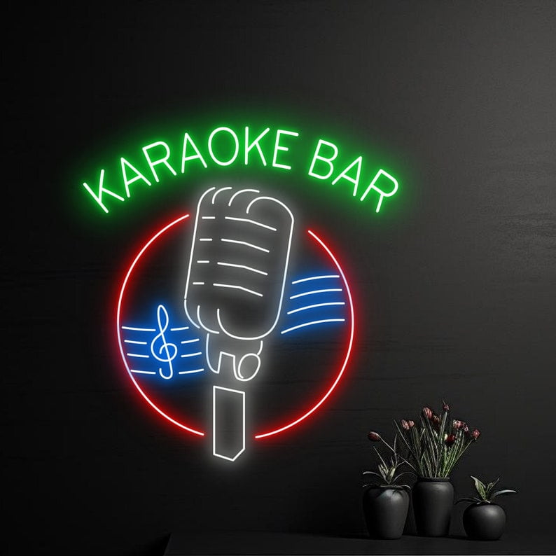 Handmadetneonsign Karaoke Bar Neon Light, Karaoke Led Sign, Karaoke Led ...