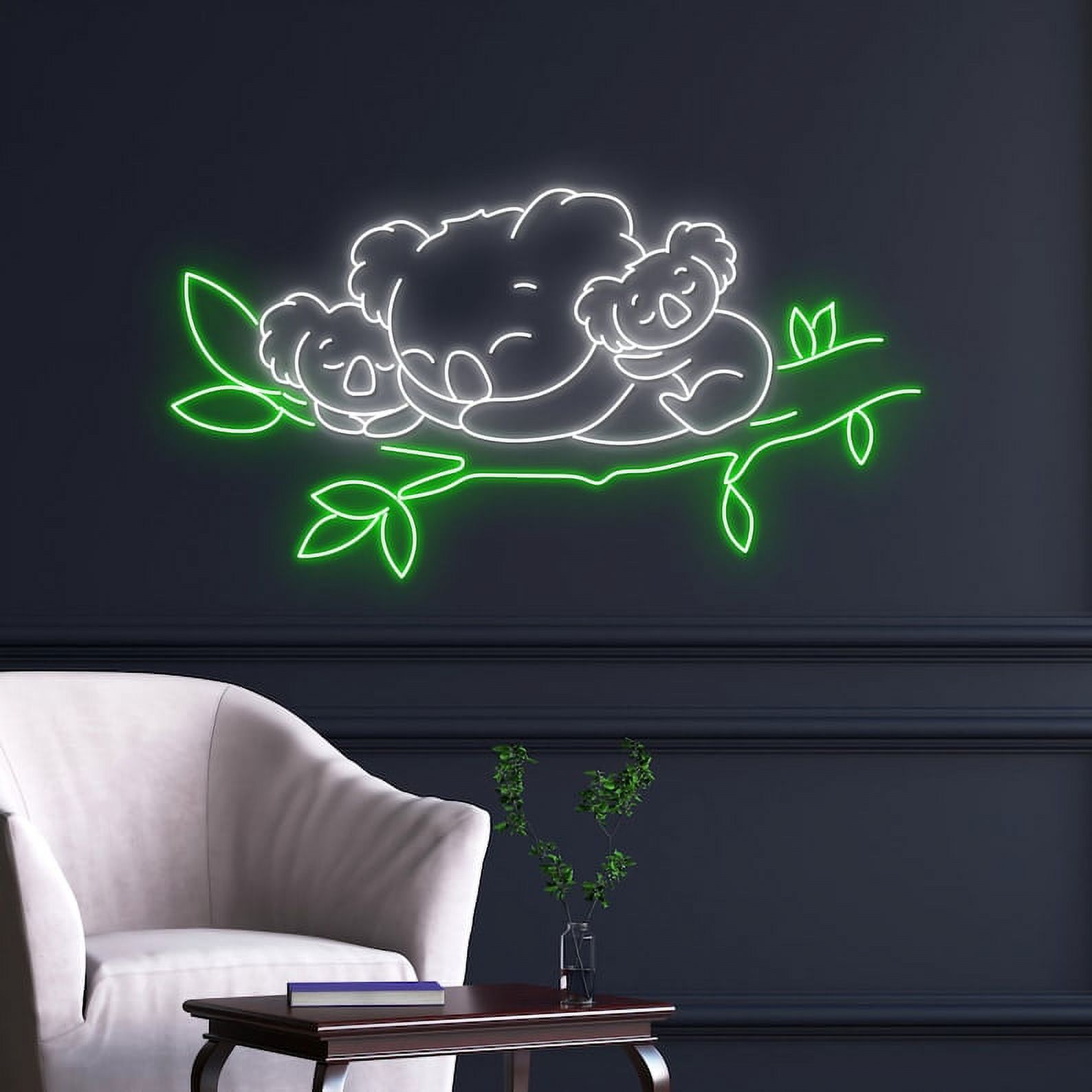 Handmadetneonsign Koala Family Neon Sign, Koala Led Sign, Koala Led ...
