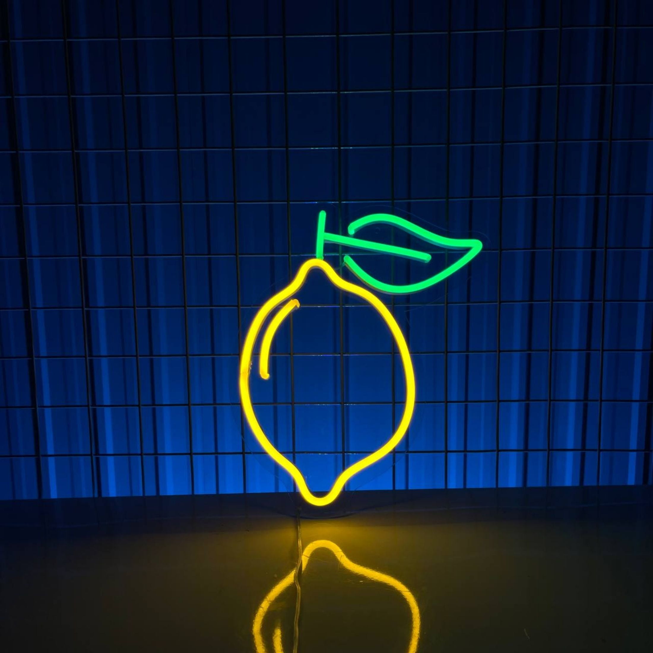 Handmadetneonsign Lemon Fruit Neon Sign, Lemon Fruit Wall Art Decor ...