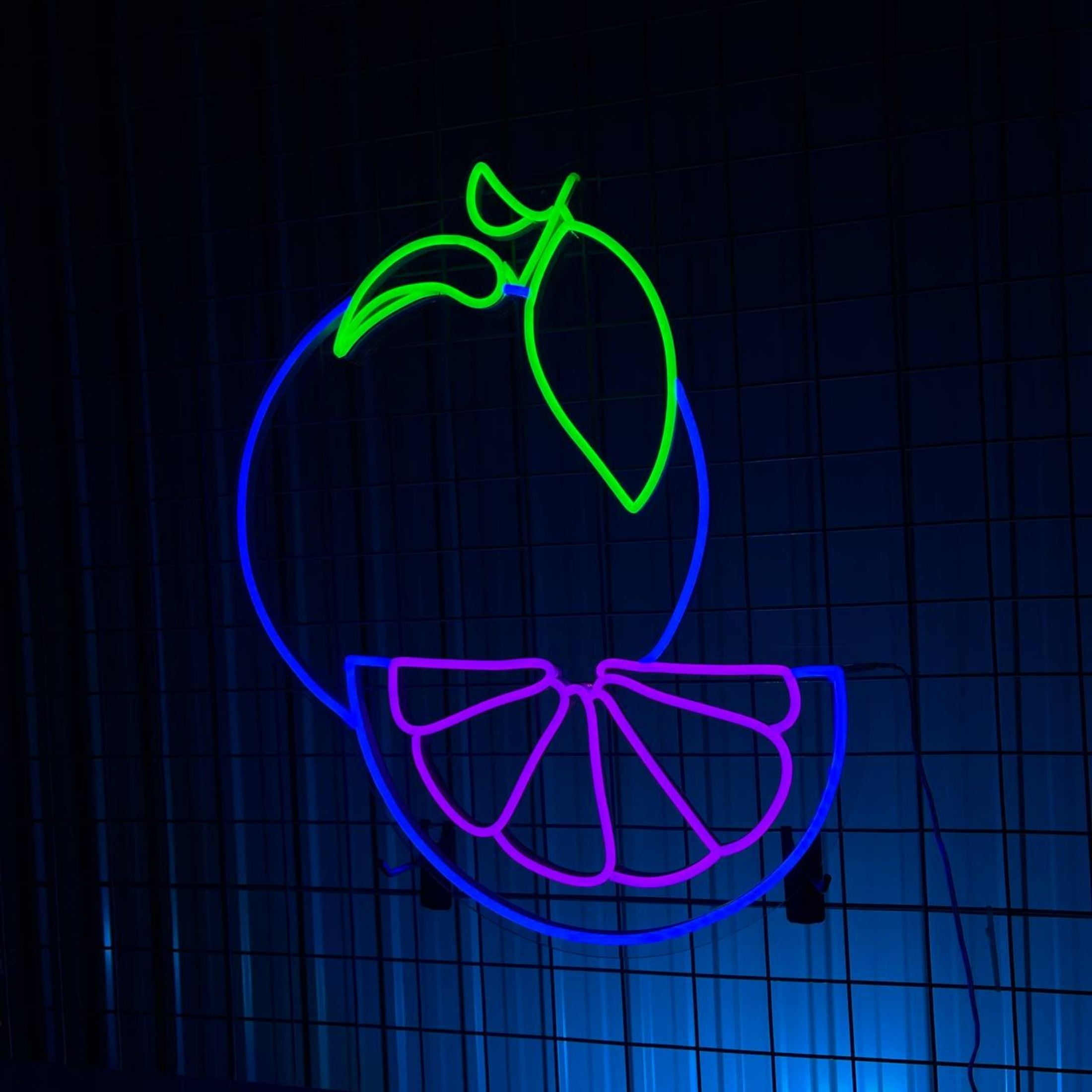 Handmadetneonsign Lemon Slice Neon Sign, Lemon Store Wall Art Decor ...