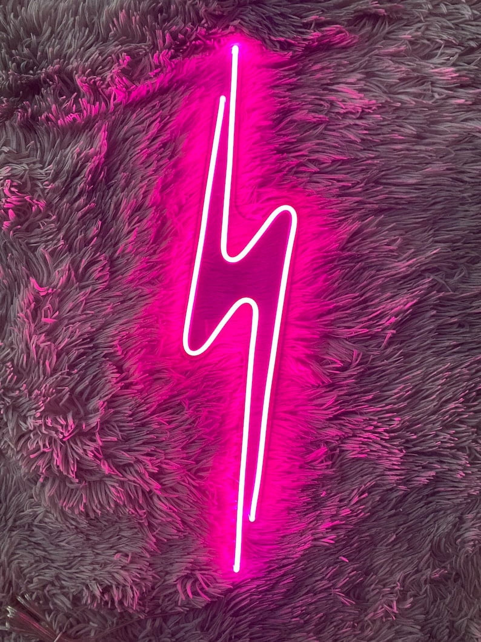 Handmadetneonsign Lightning Bolt LED Neon Sign, Lightning Custom Neon ...